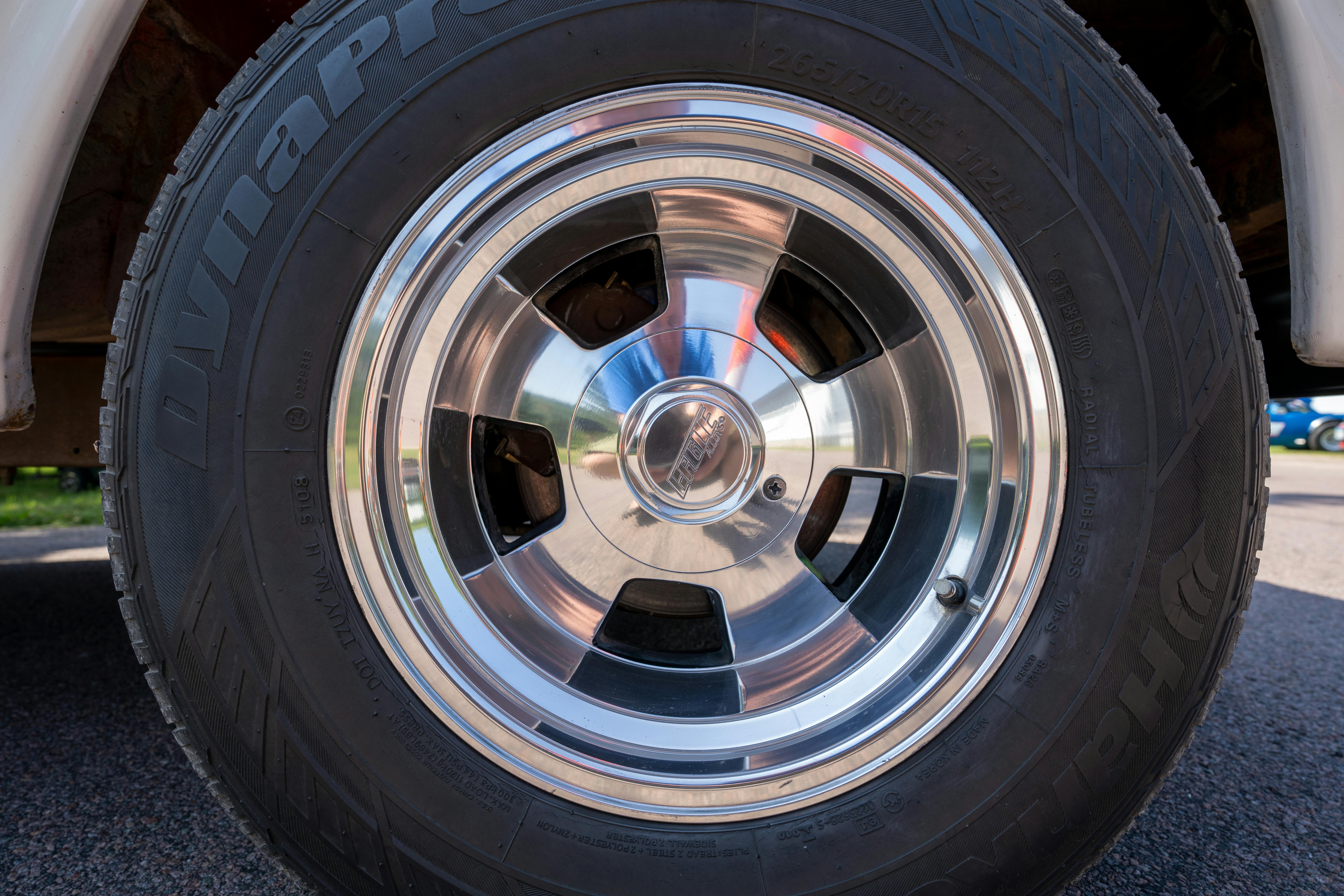 Black and White Car Wheel · Free Stock Photo