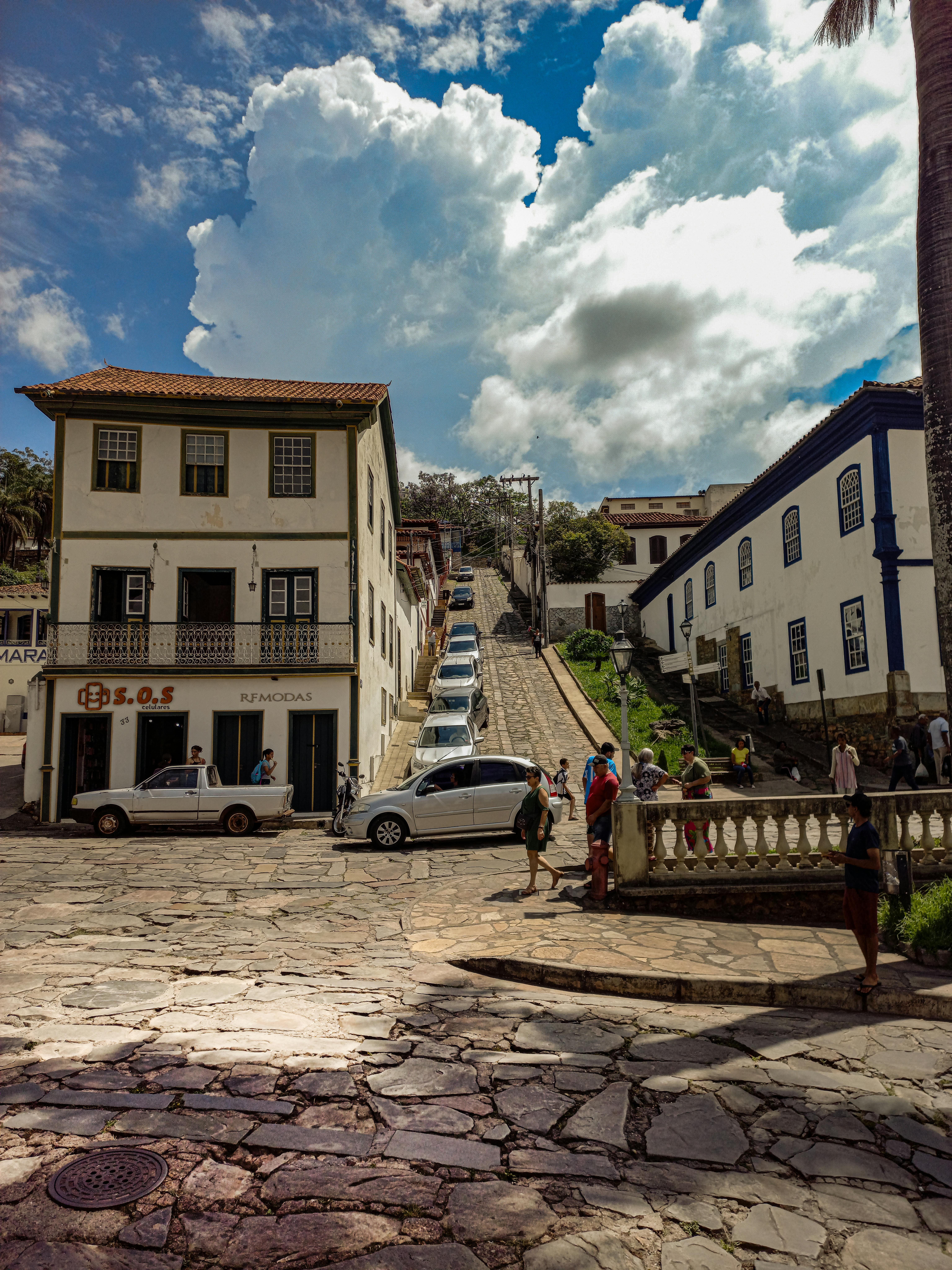 Scenic Street View in Historic Brazilian Town · Free Stock Photo