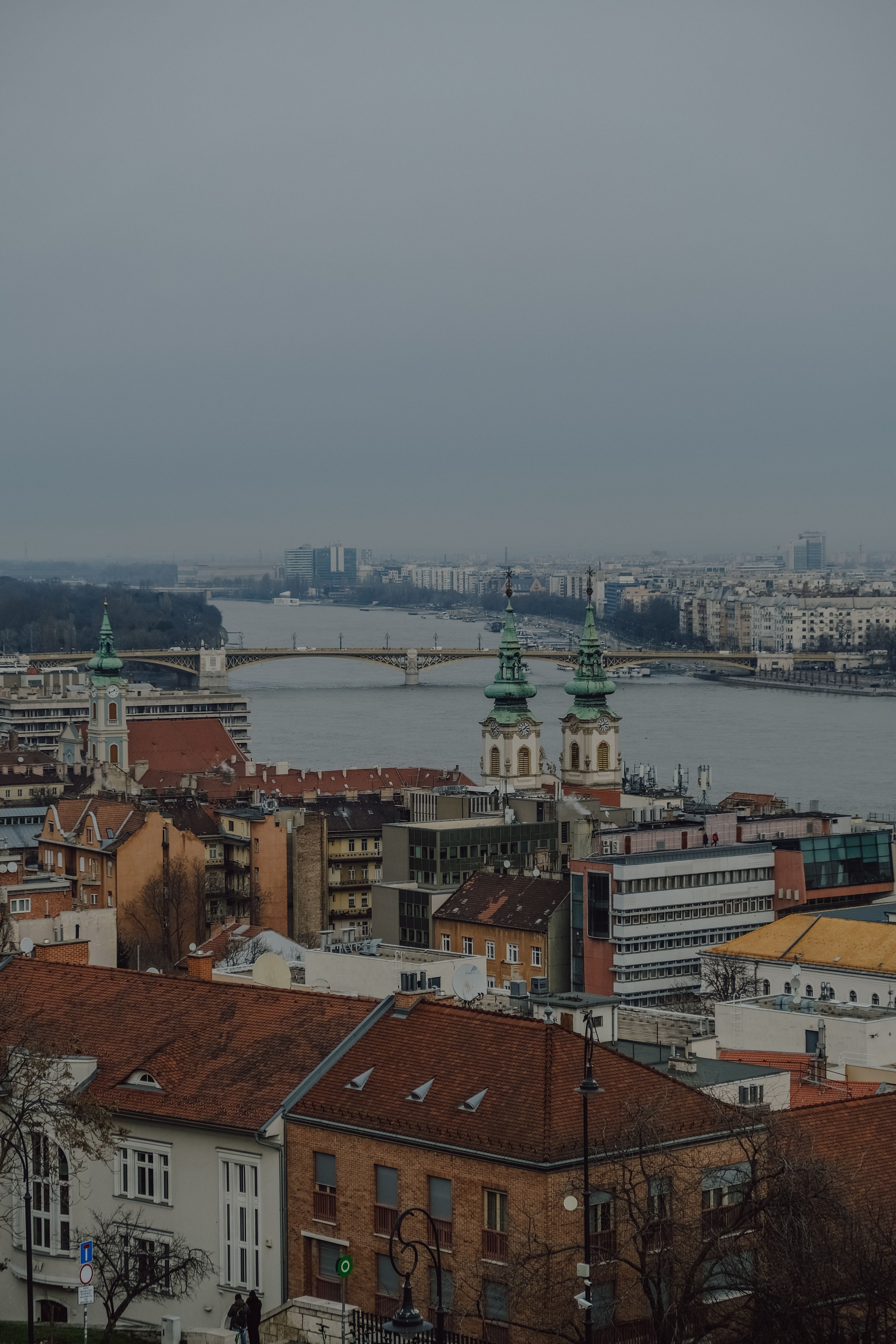 Scenic View of Budapest Cityscape and Danube River · Free Stock Photo