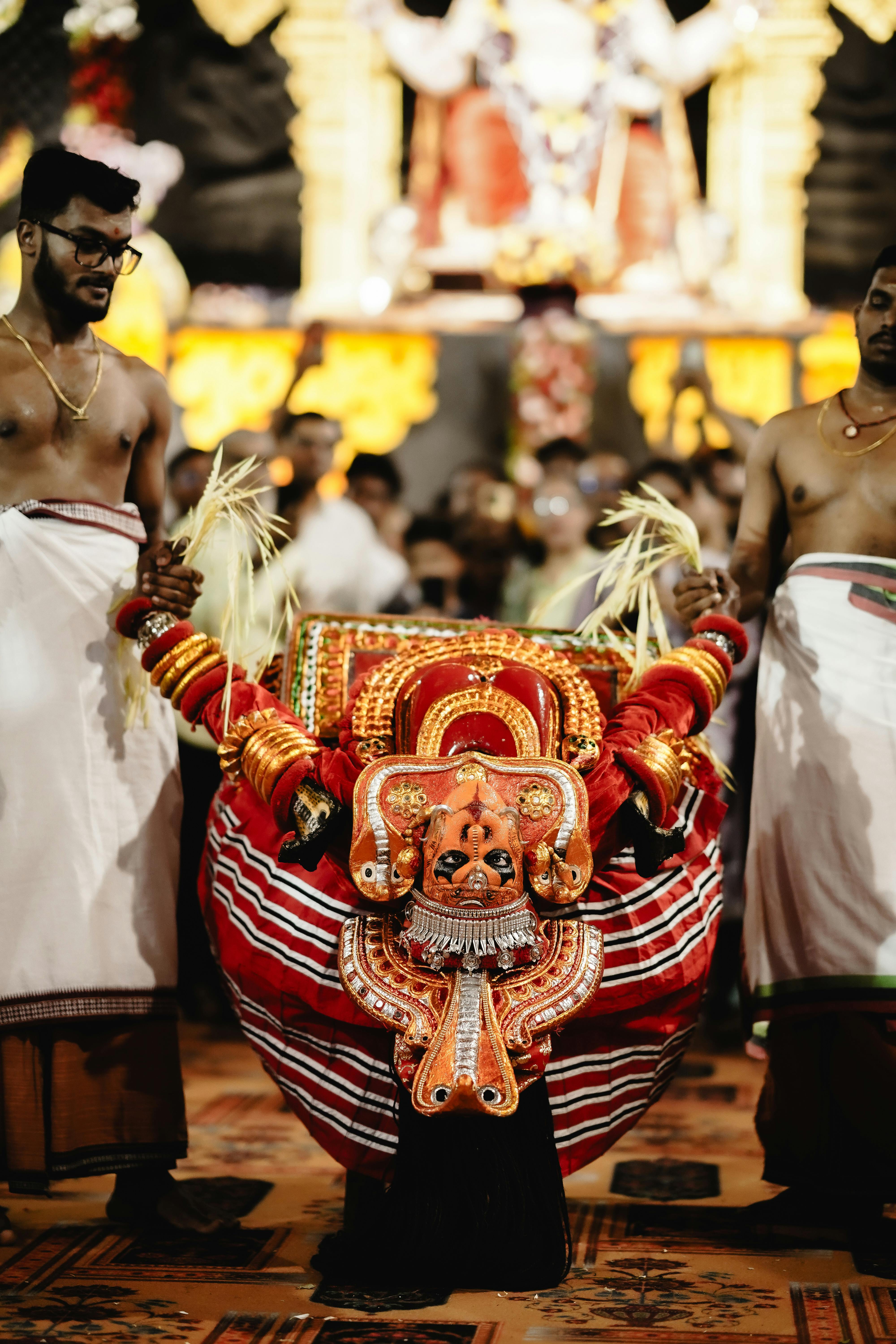 Traditional Theyyam Performance in Nagpur, India · Free Stock Photo