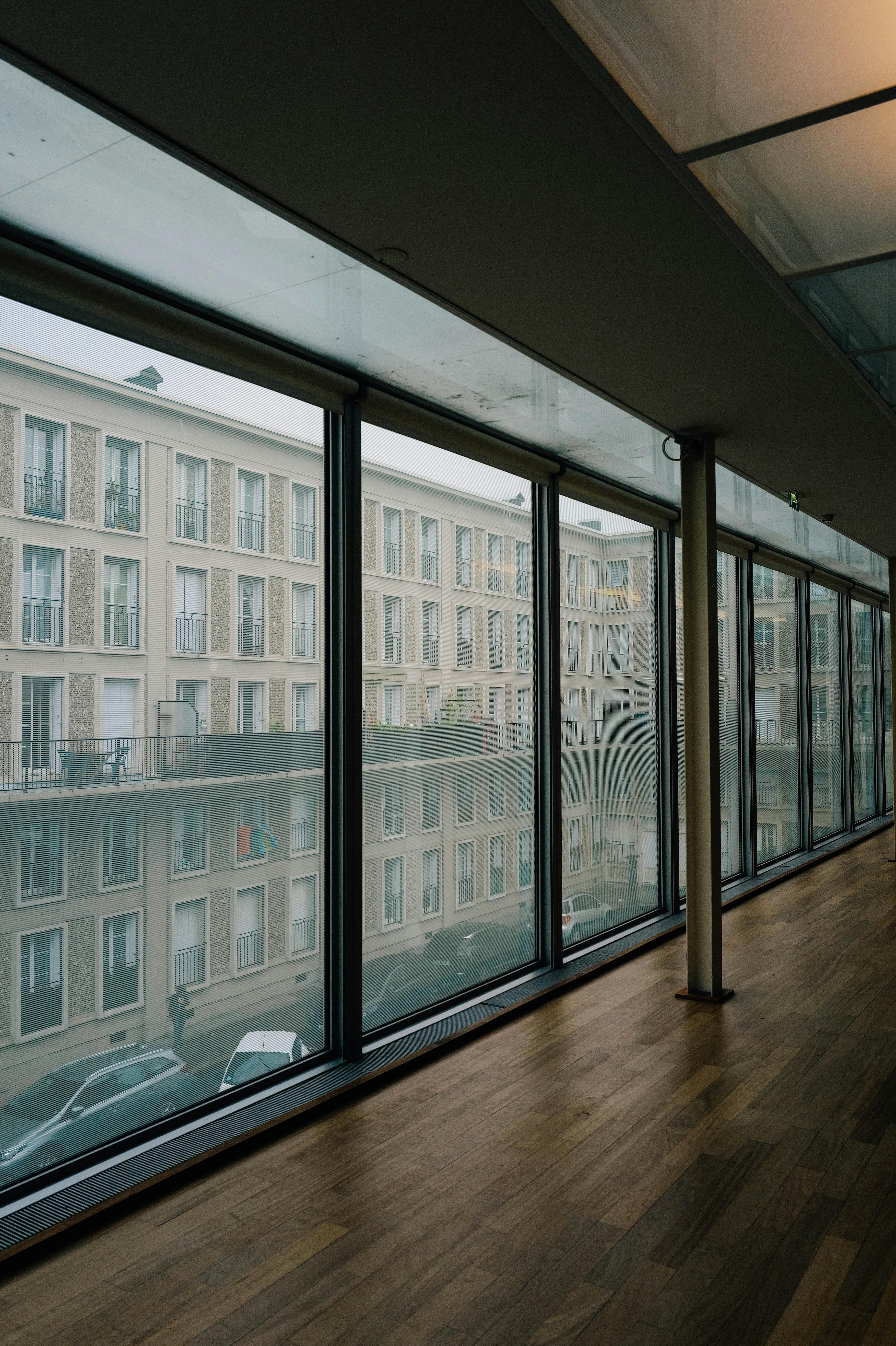 Modern Building with Large Glass Windows · Free Stock Photo