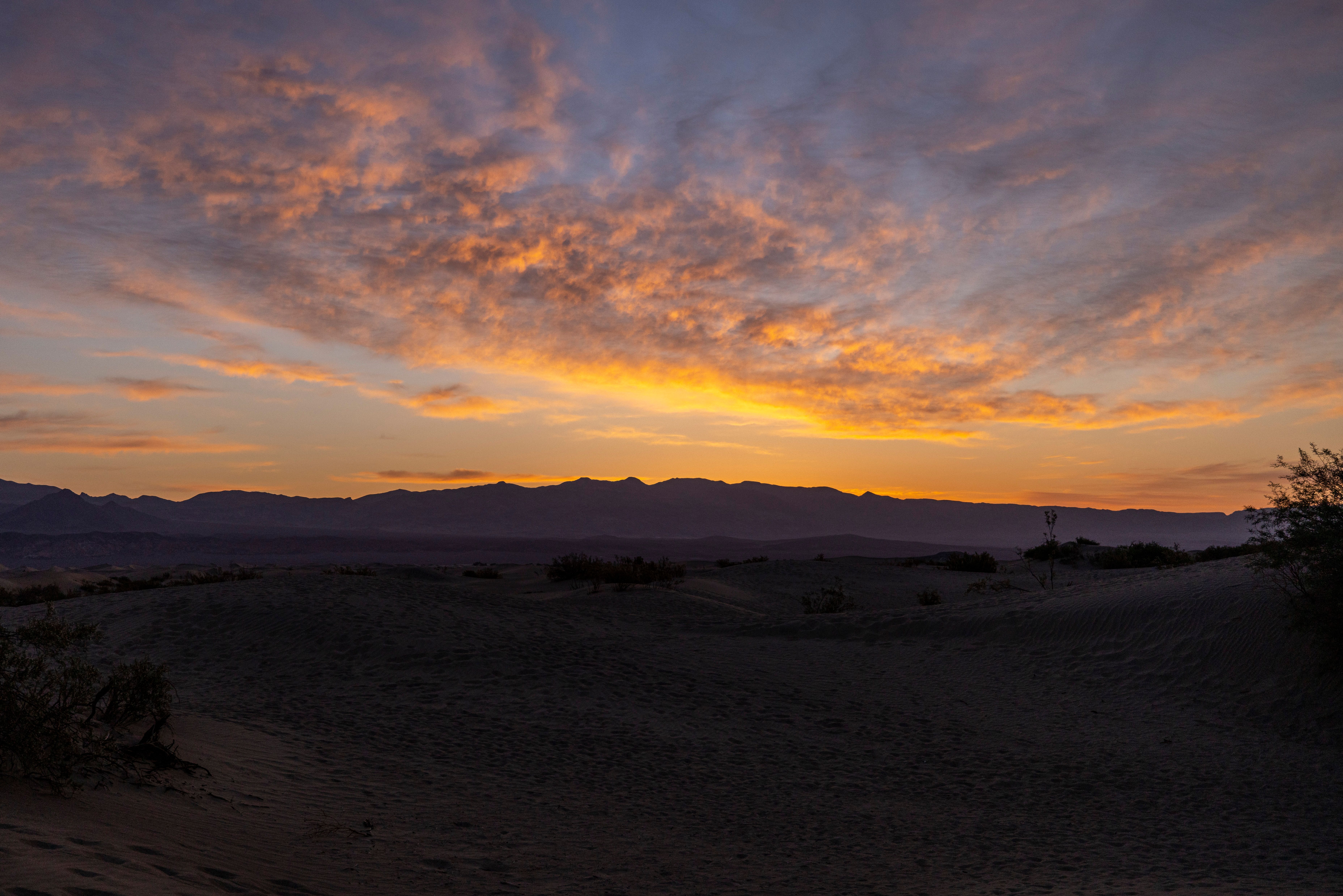 Colorful Sunset Over Majestic Sand Dunes · Free Stock Photo
