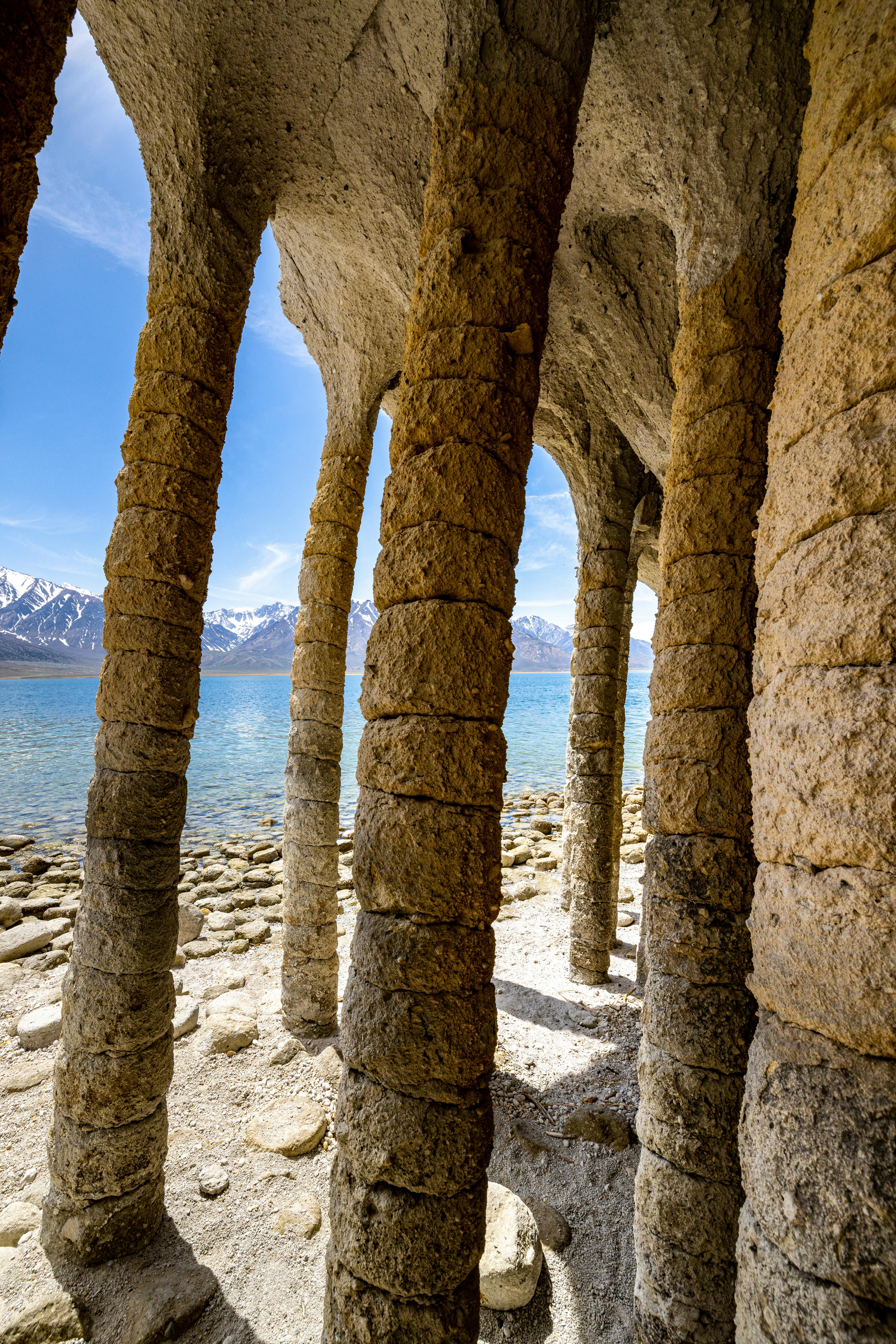 Unique Limestone Tufa Columns at Mono Lake · Free Stock Photo