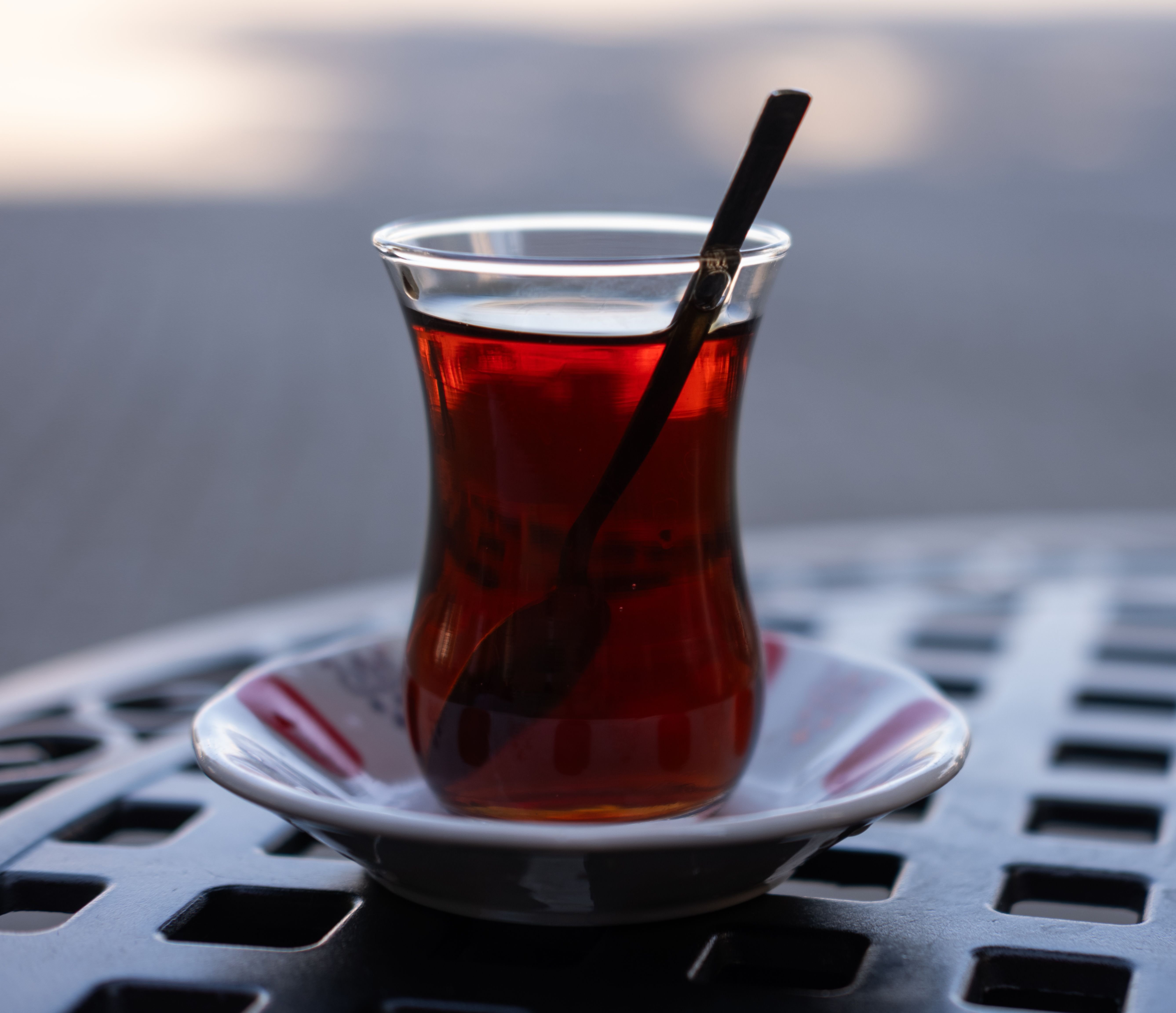 Traditional Turkish Tea in Tulip Glass · Free Stock Photo