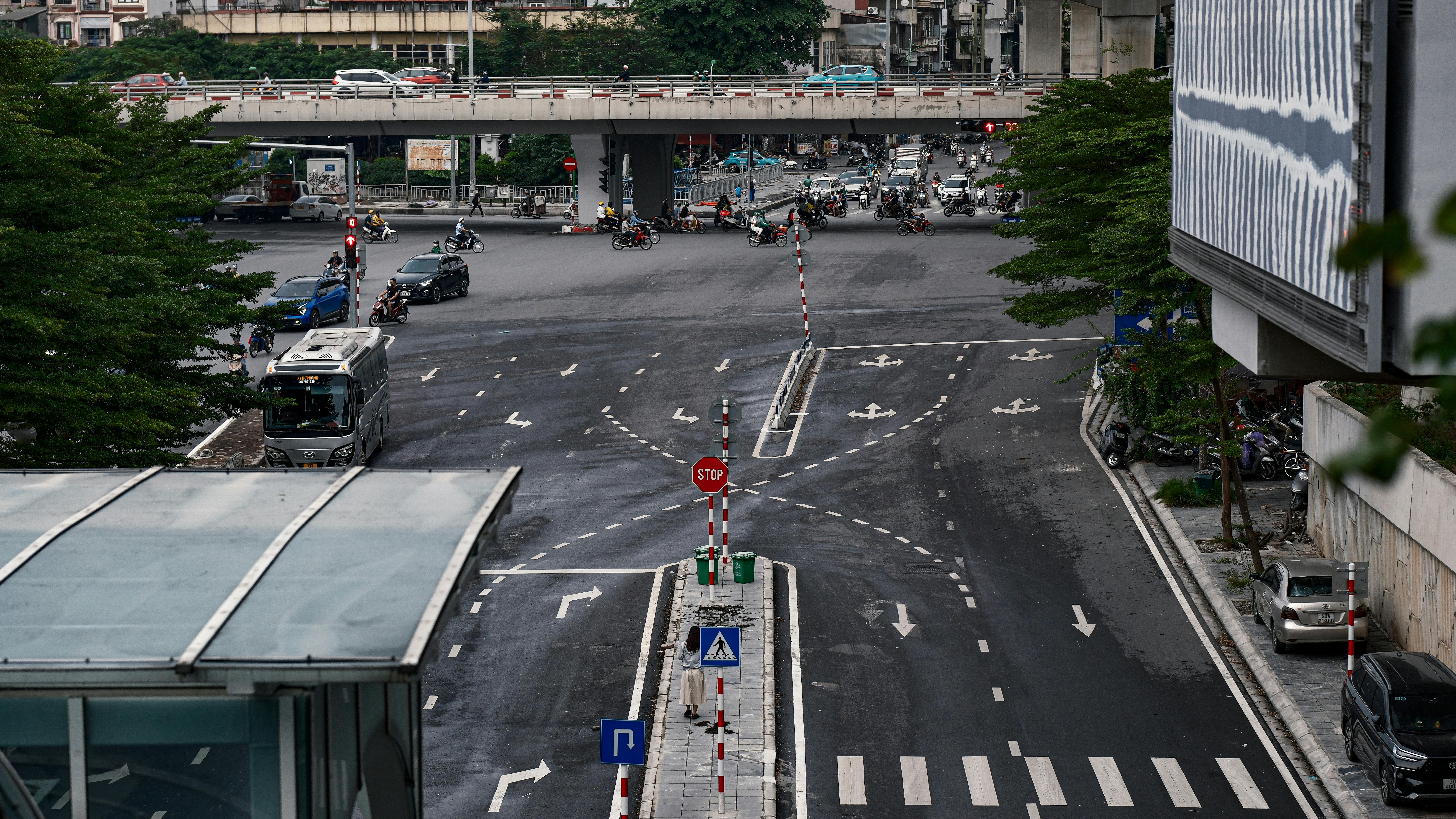 Bus Stop Printed on Asphalt Road · Free Stock Photo