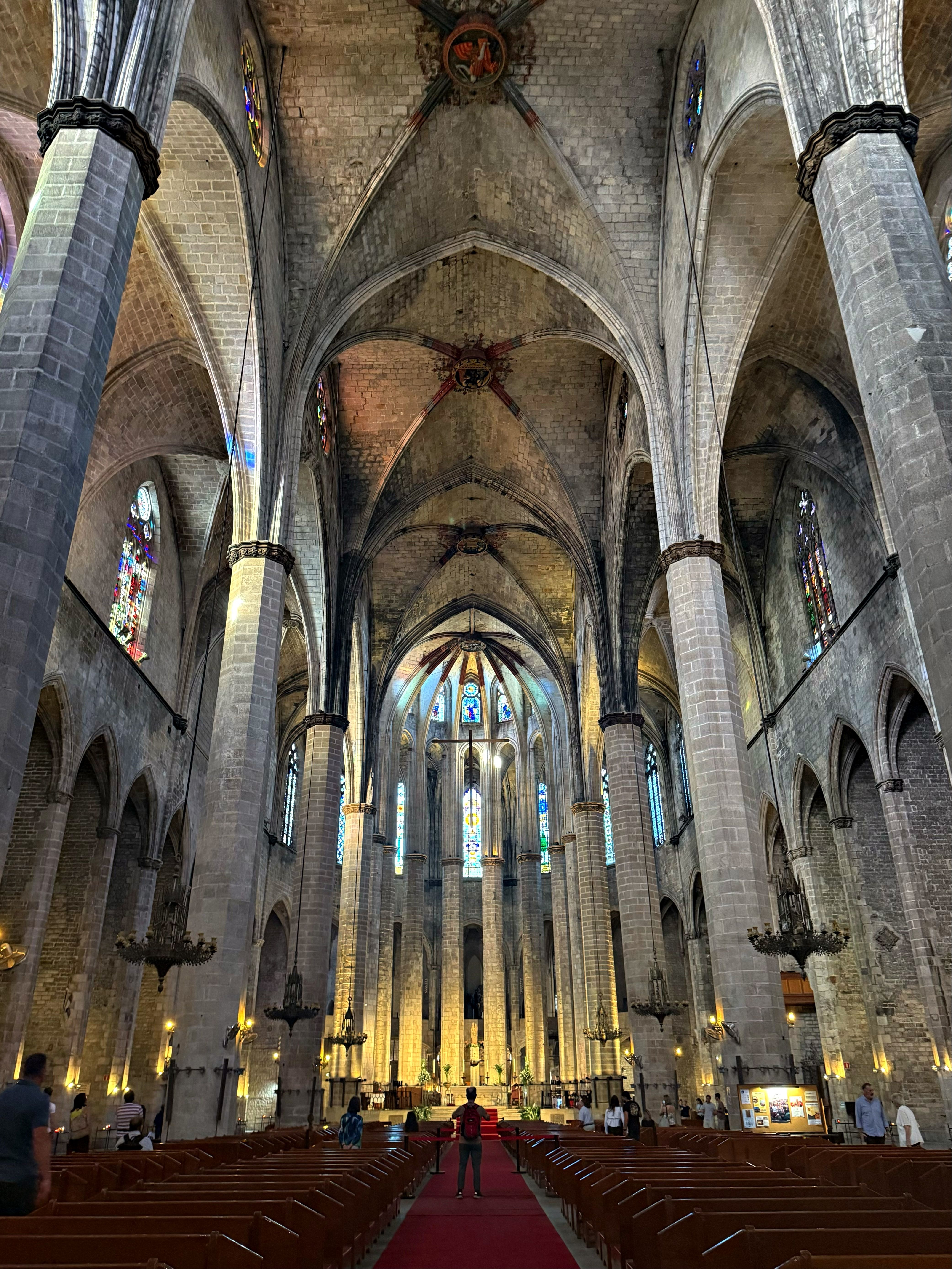 Gothic Architecture of Santa Maria del Mar, Barcelona · Free Stock Photo