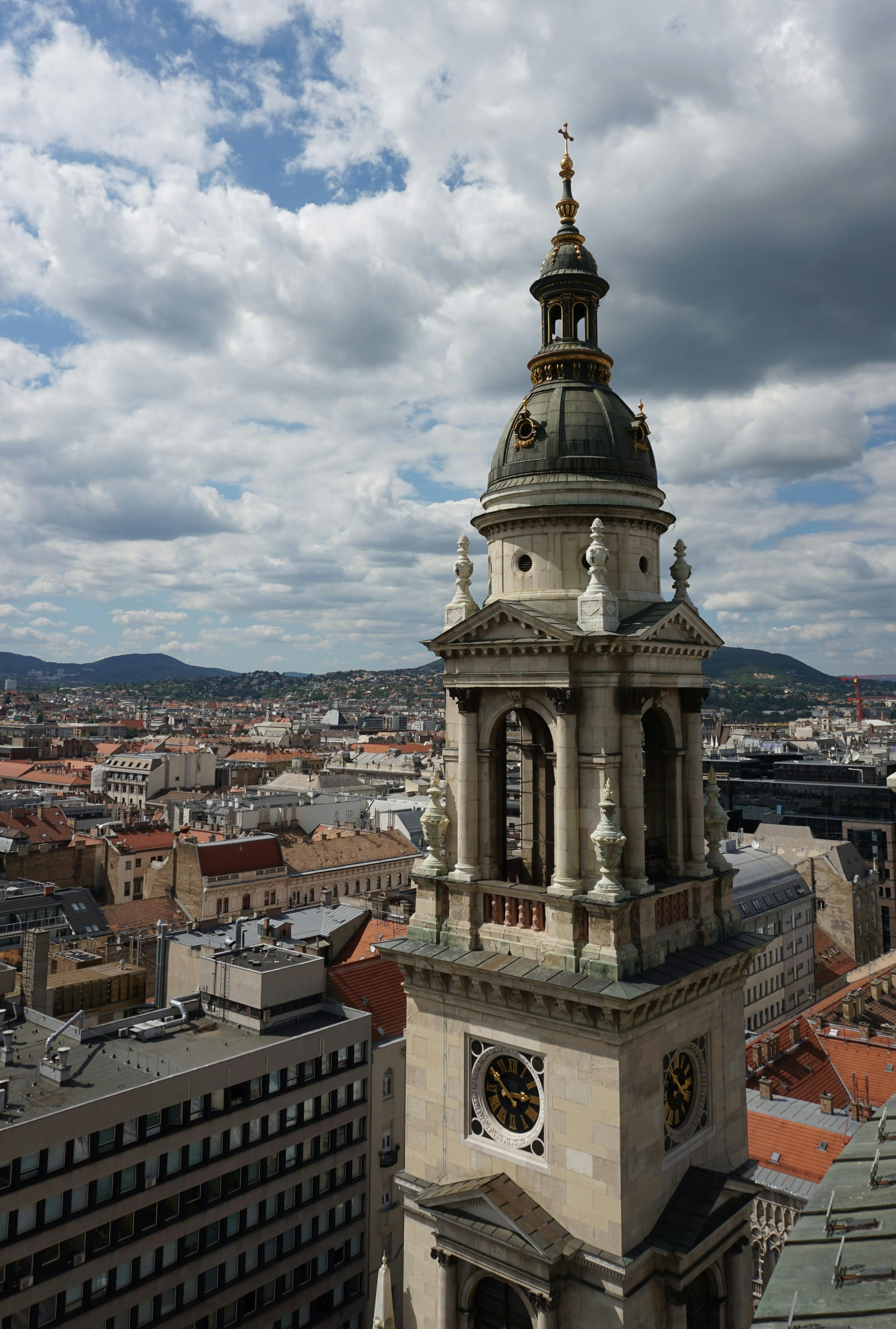 St. Stephen's Basilica Bell Tower in Budapest · Free Stock Photo