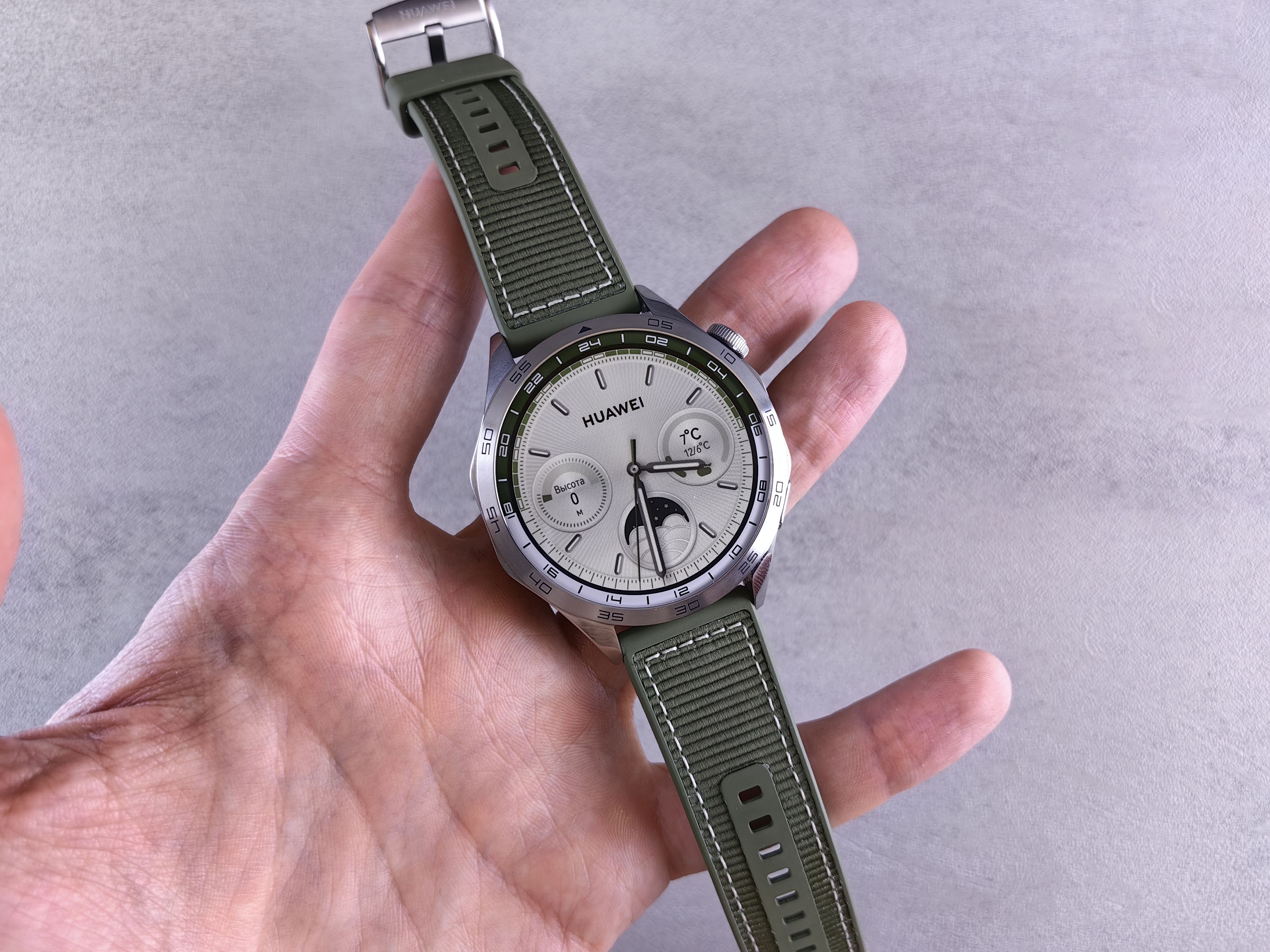 Closeup of Huawei Smartwatch in Hand · Free Stock Photo