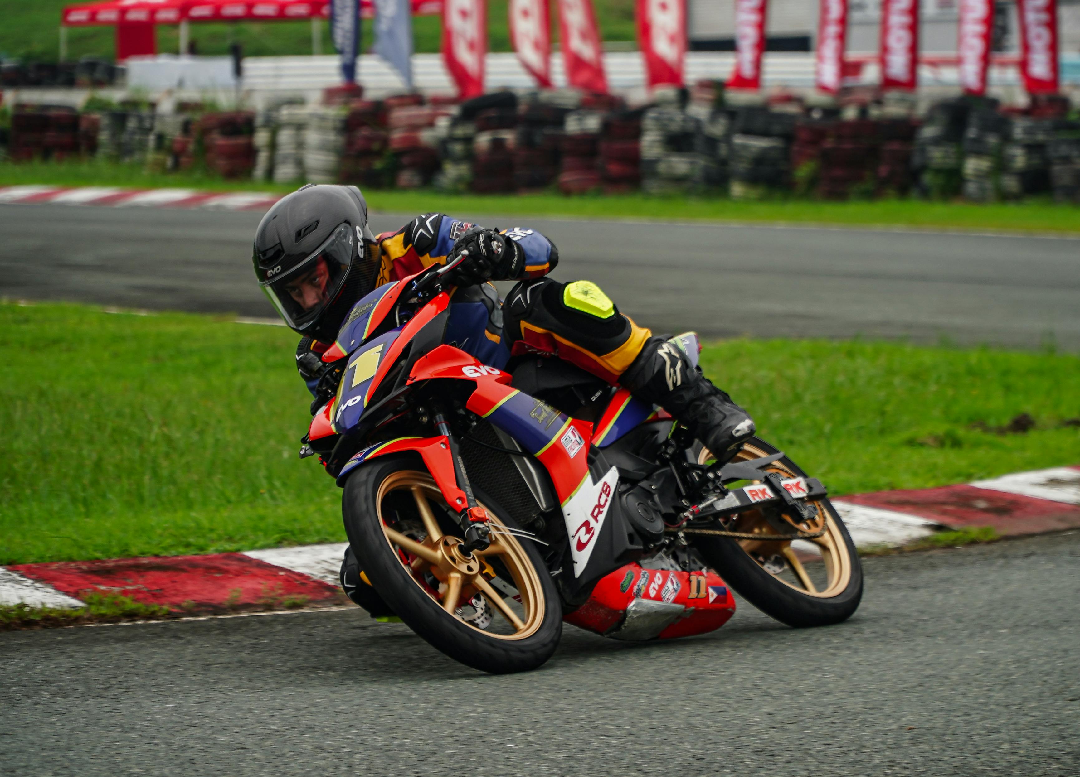 Motorcycle Racer on Track in Tarlac City · Free Stock Photo