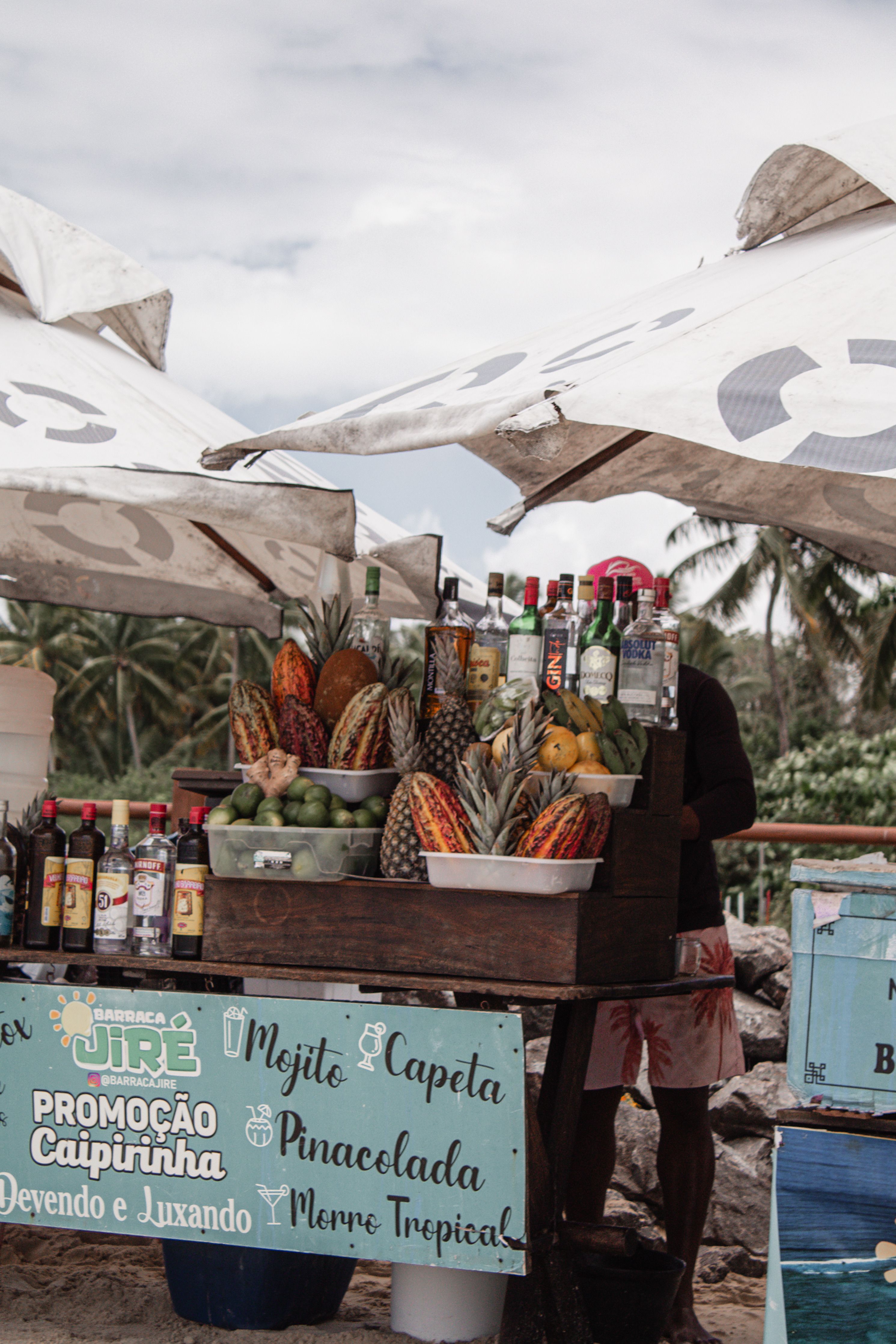 Tropical Drink Stand on a Beach · Free Stock Photo
