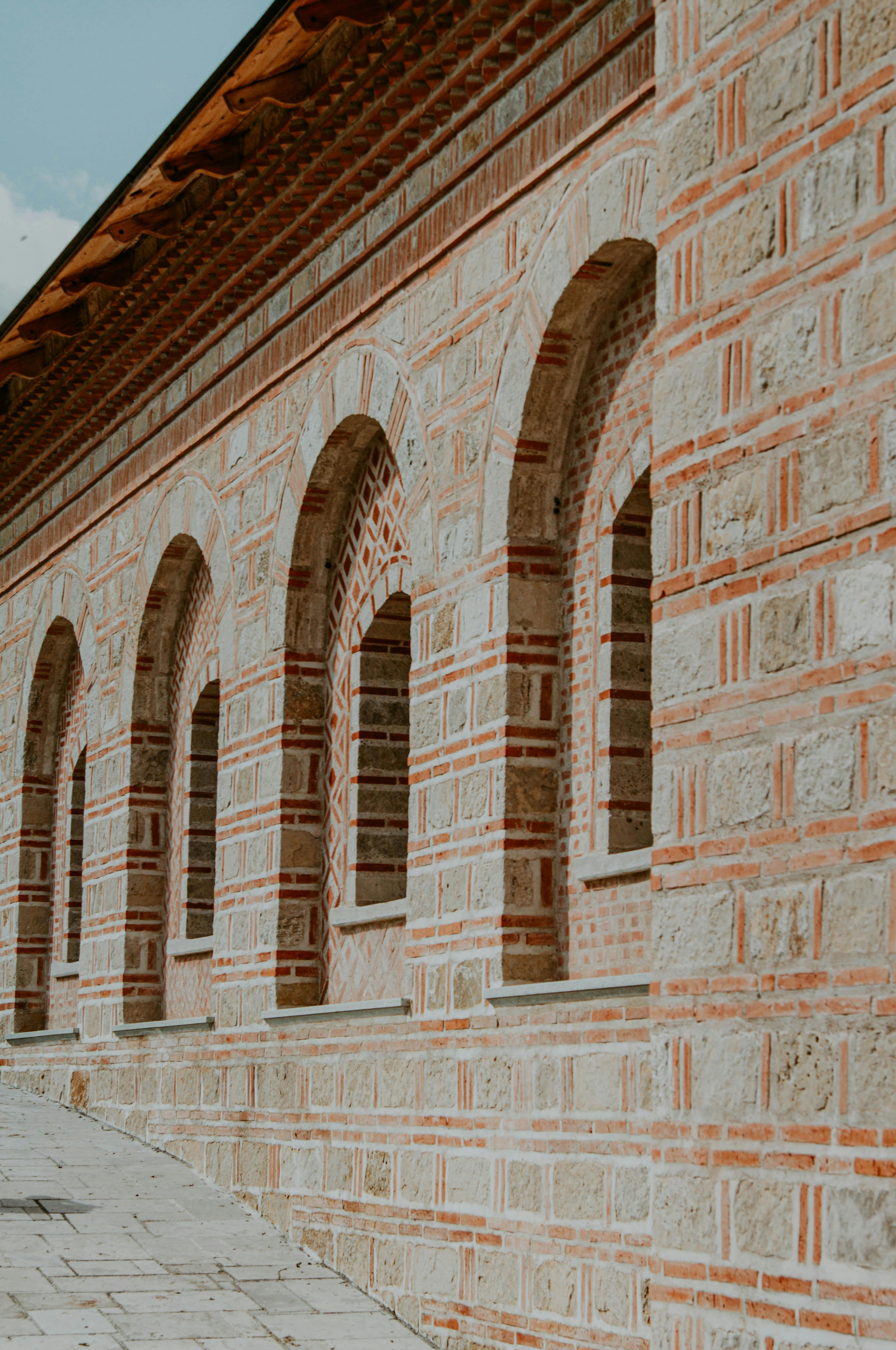 Historic Arched Stone Building in Russia · Free Stock Photo