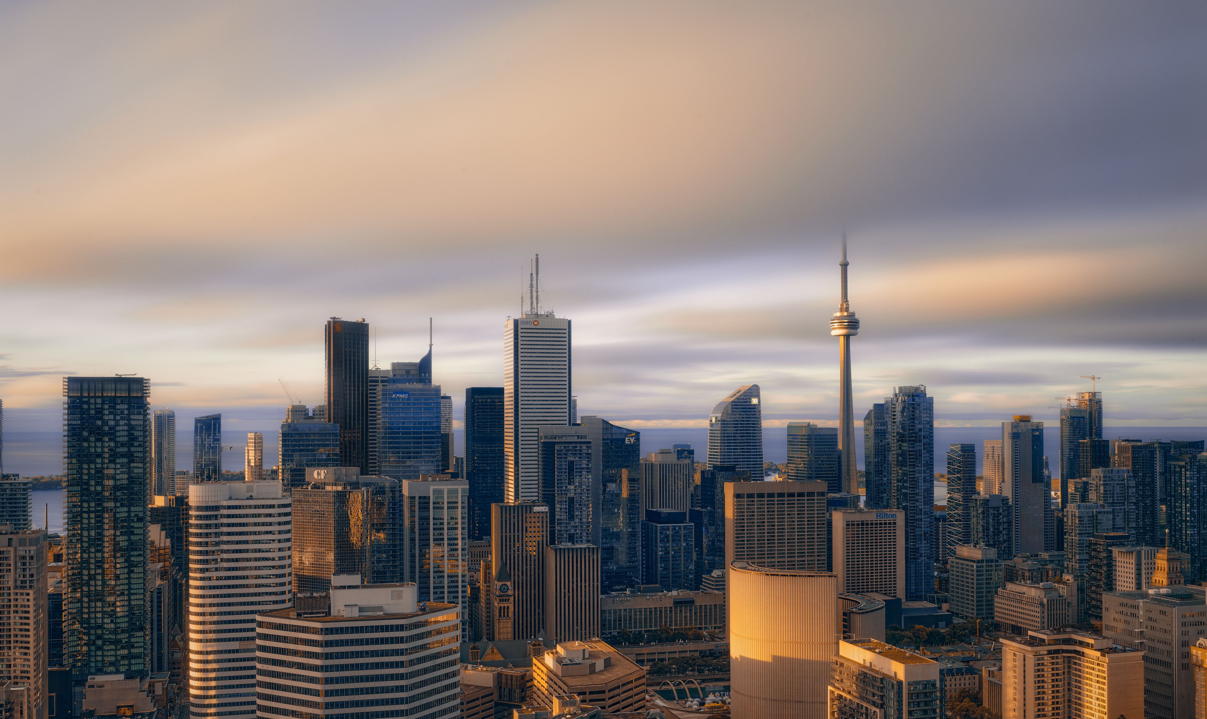 Stunning Aerial View of Toronto Skyline · Free Stock Photo