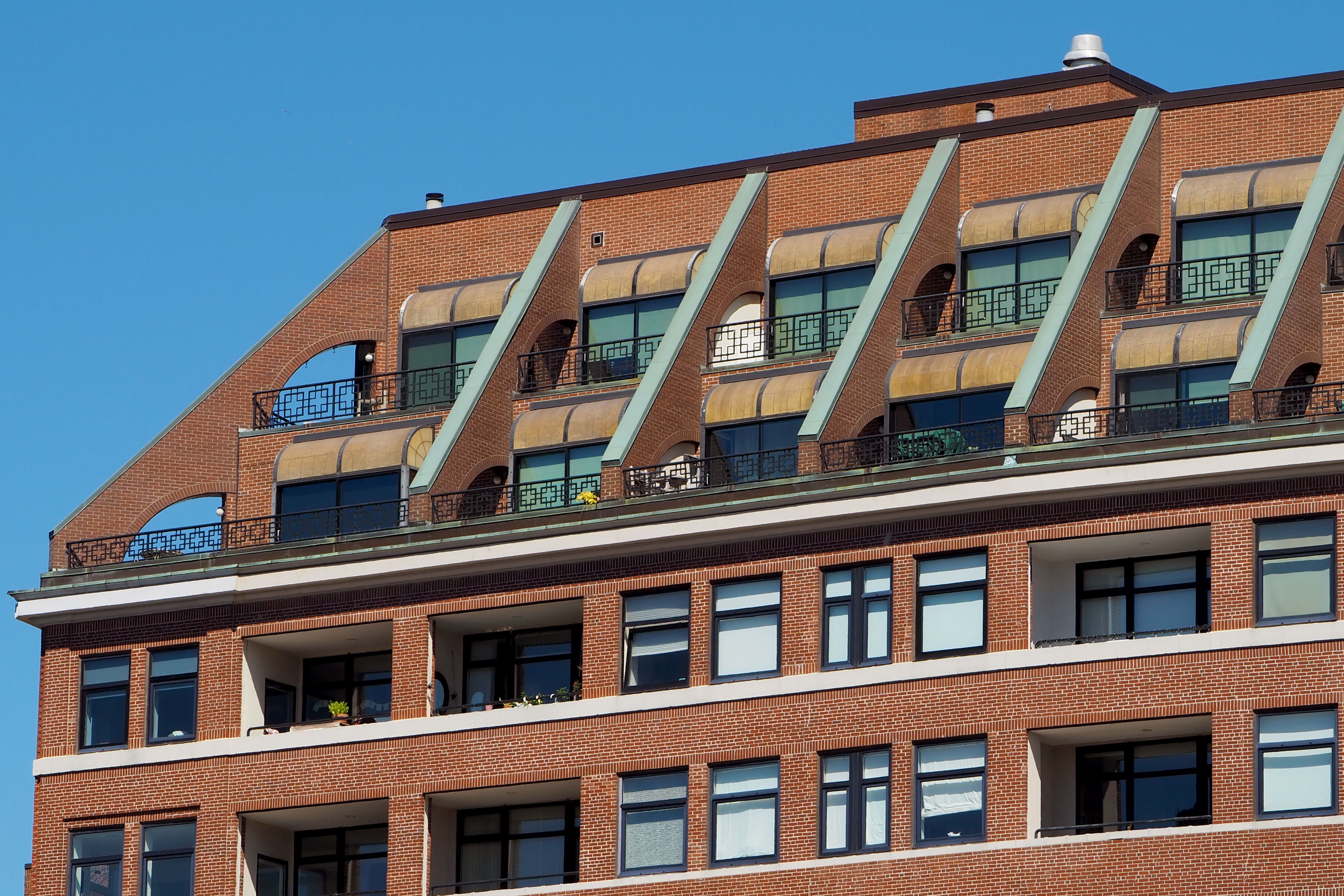 Historic Brick Building Facade in Boston · Free Stock Photo