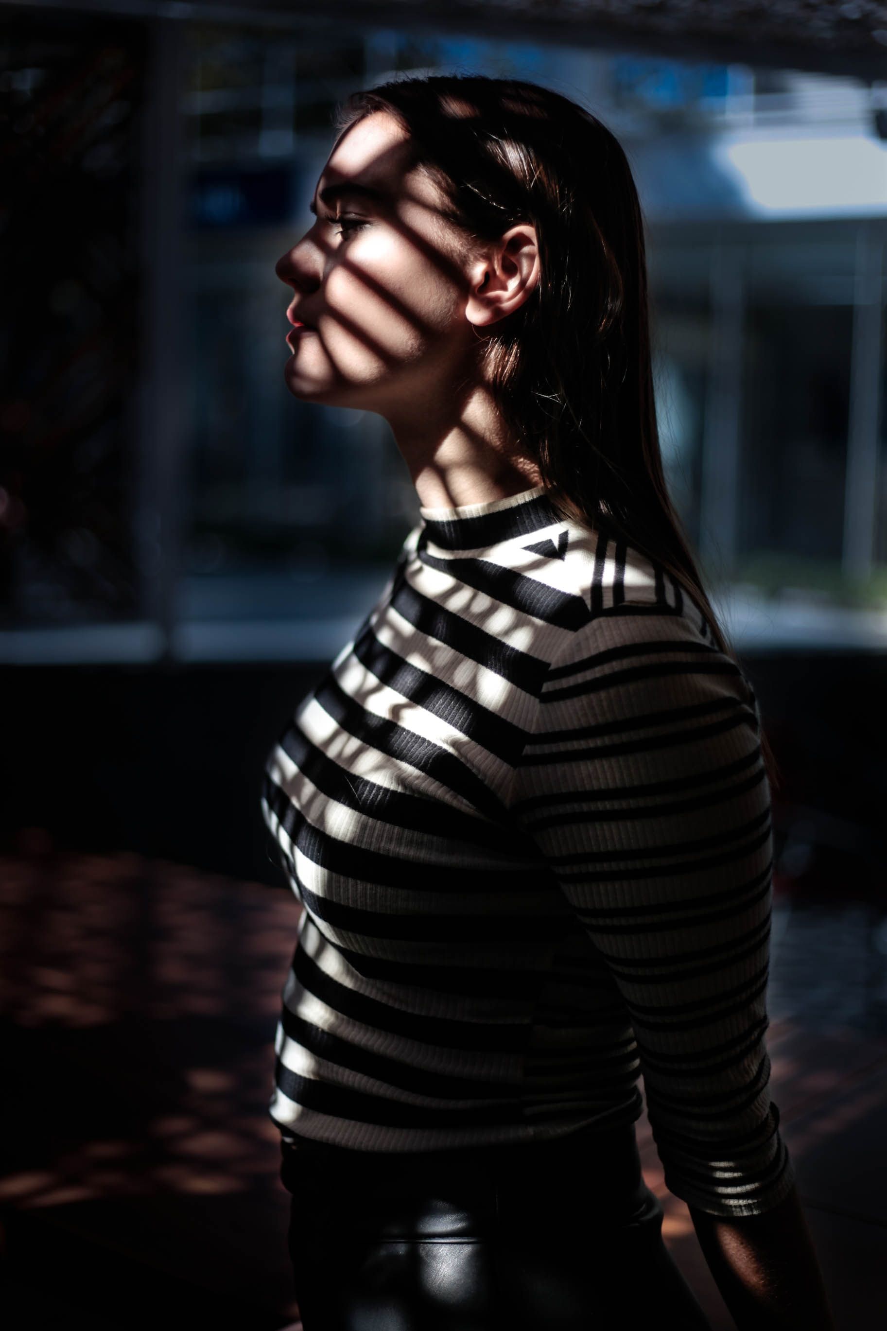 Woman Under the Shade · Free Stock Photo
