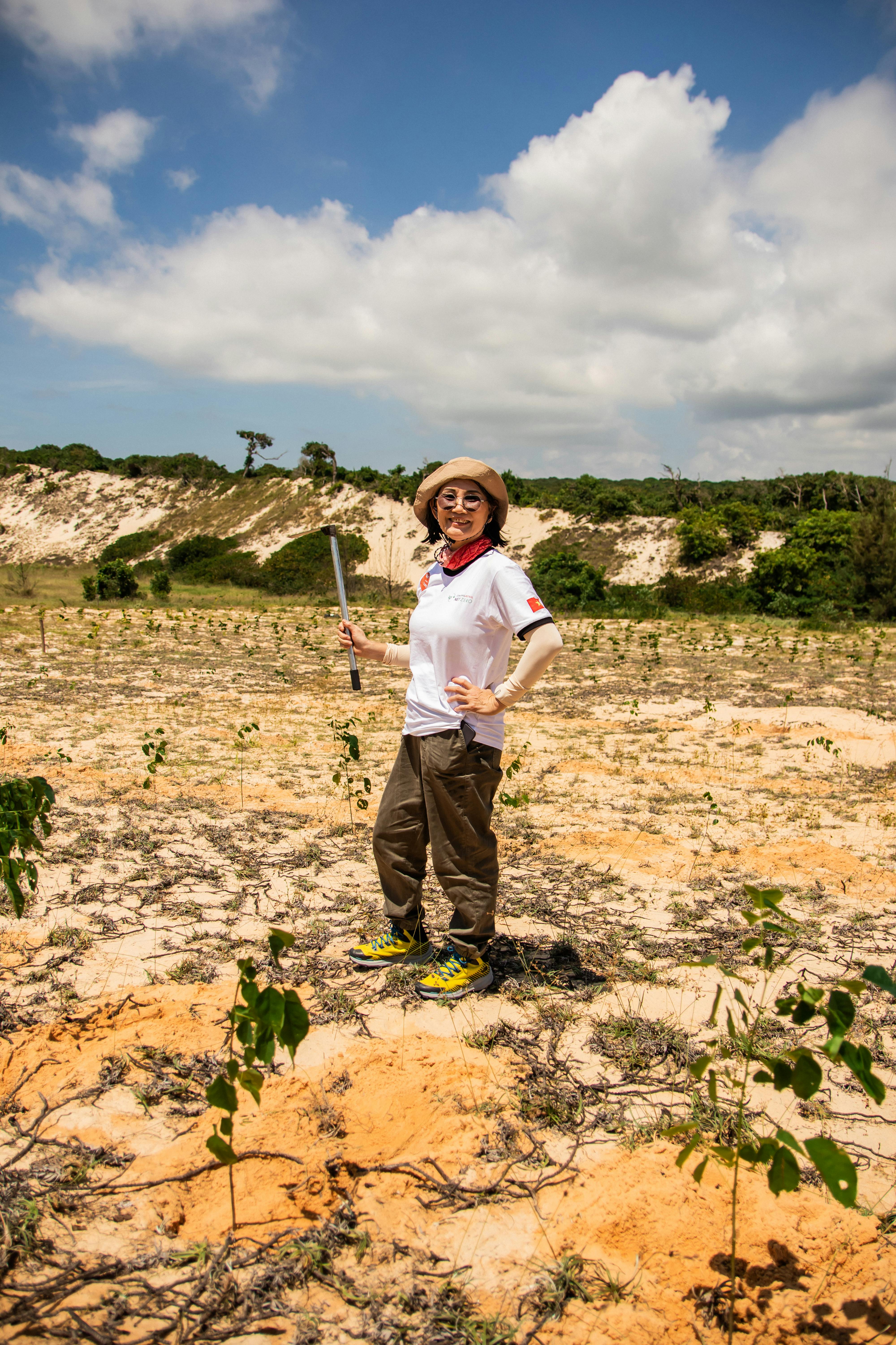Woman Exploring Sand Dunes in Phan Thiết, Vietnam · Free Stock Photo