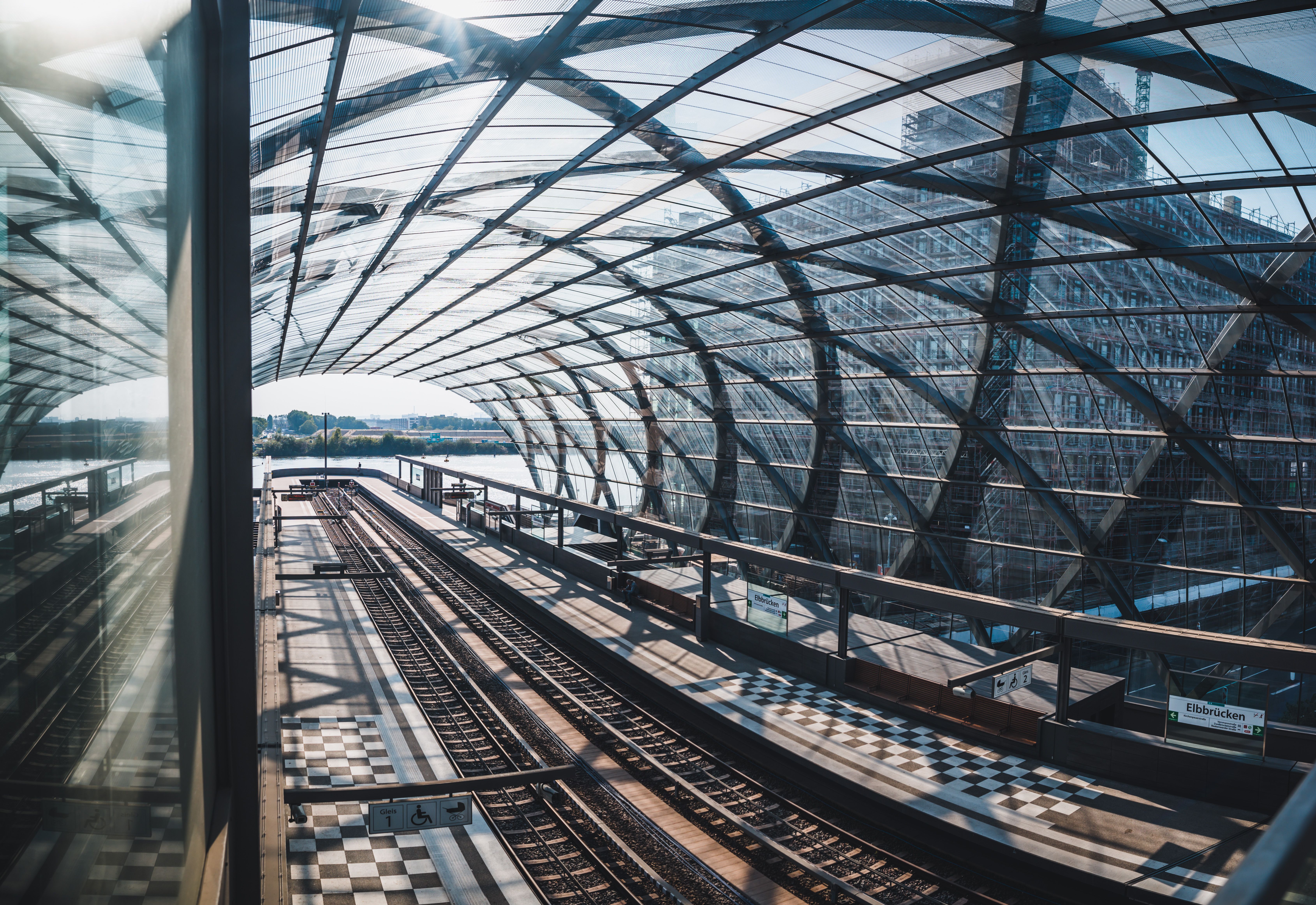 Modern Architecture of Hamburg Elbbrücken Station · Free Stock Photo