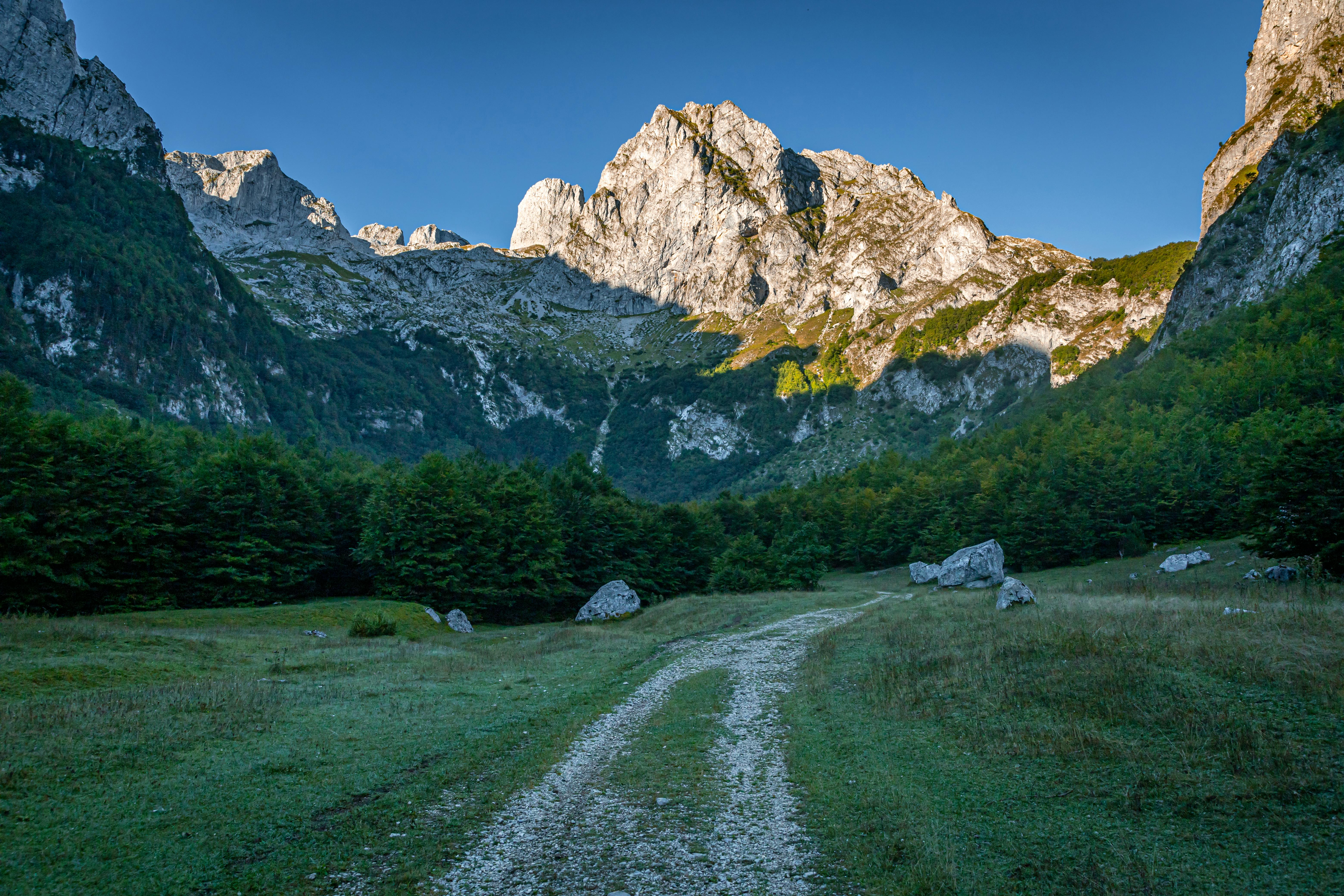 Stunning Mountain Landscape with Rocky Pathway · Free Stock Photo