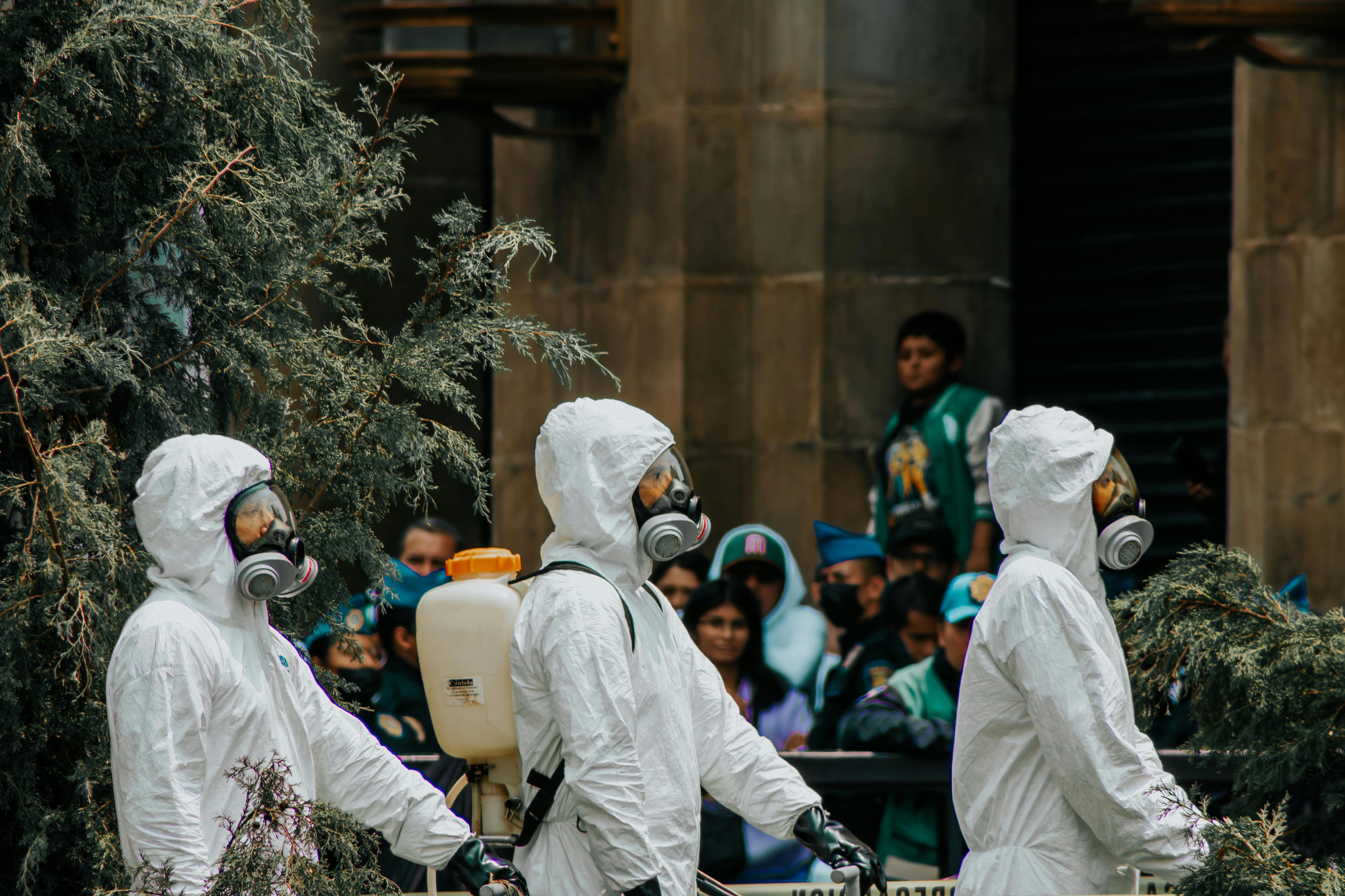 Protective Suits in a Parade in Mexico City · Free Stock Photo