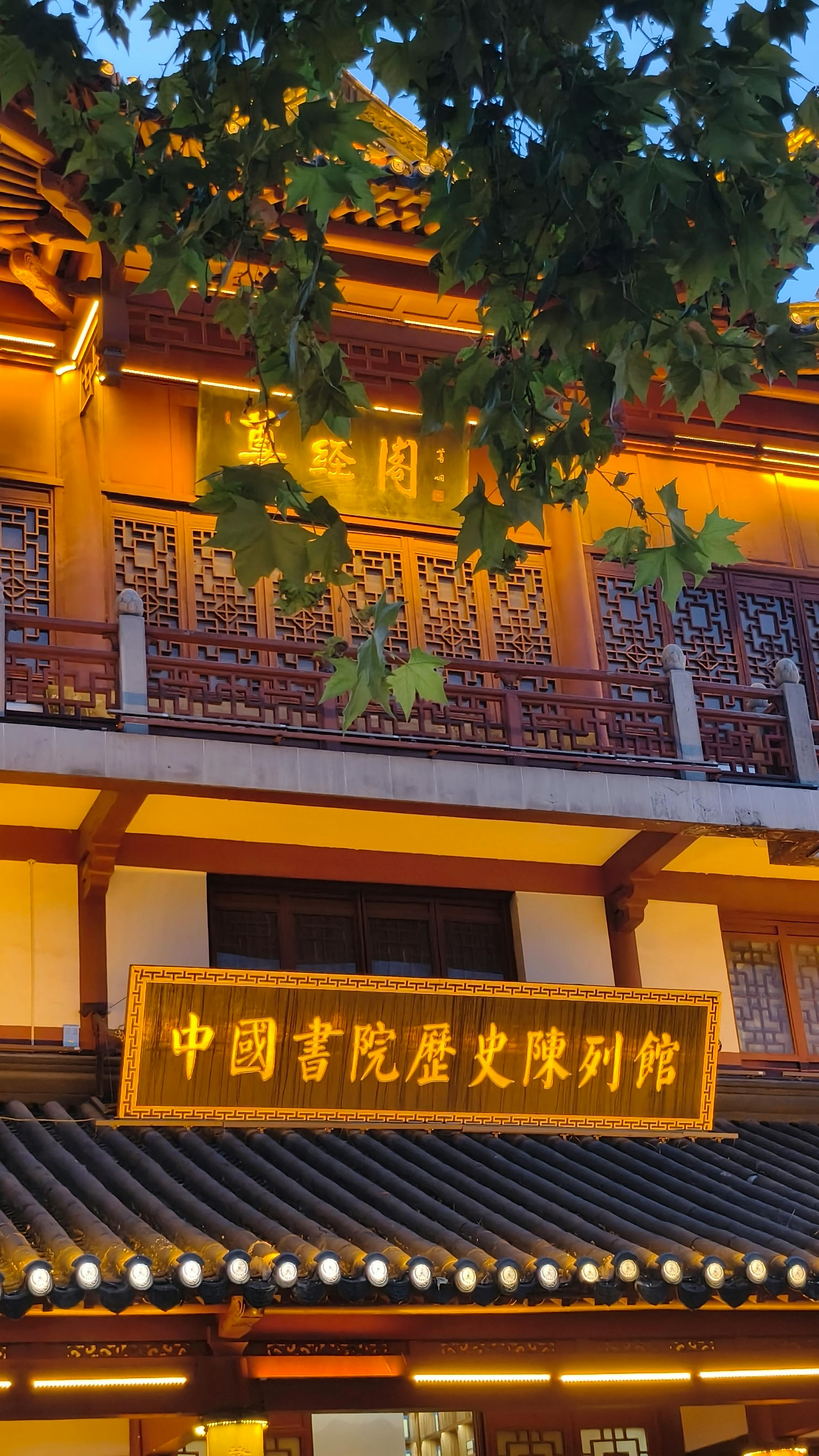 Traditional Chinese Building at Dusk with Neon Sign · Free Stock Photo