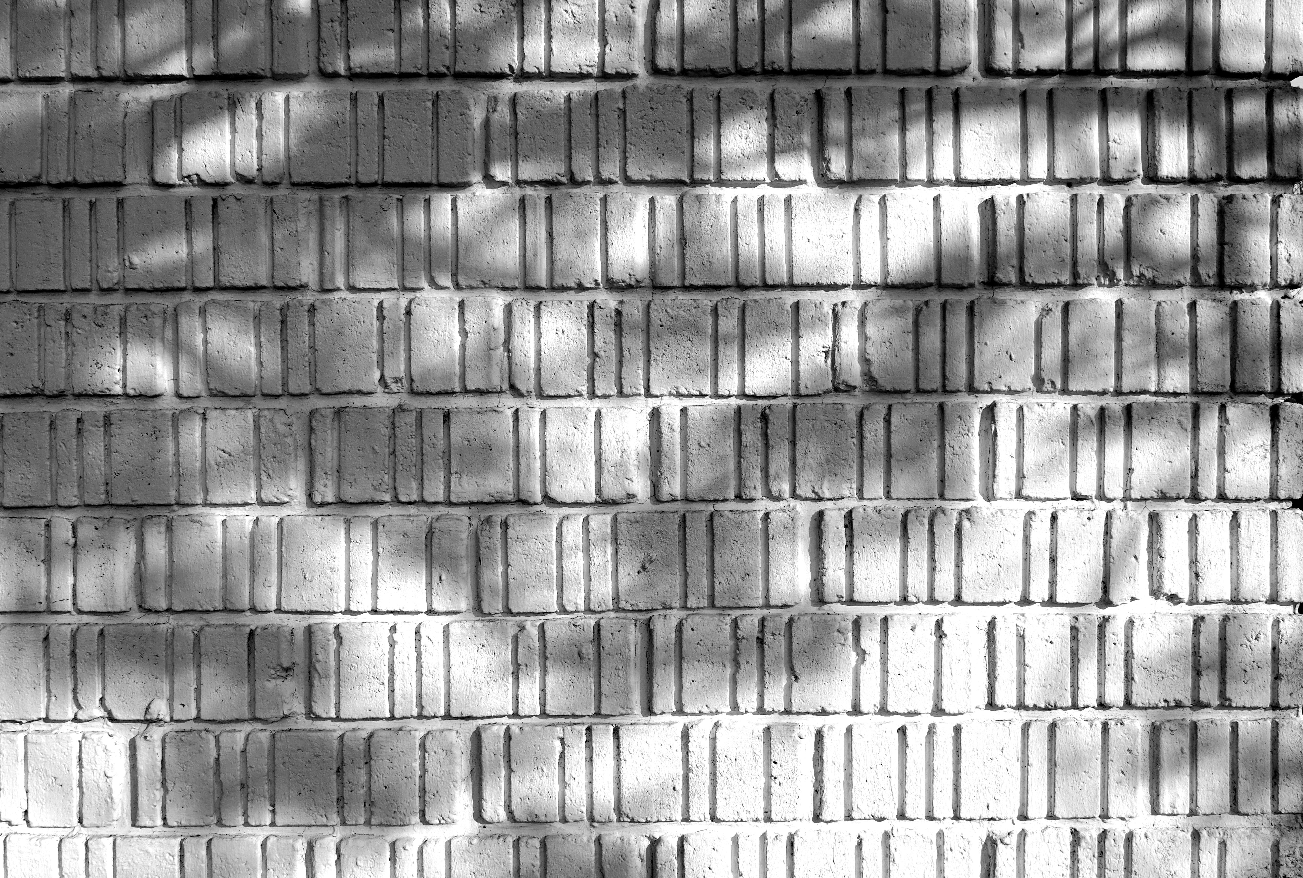 Light and Shadow on a Brick Wall · Free Stock Photo