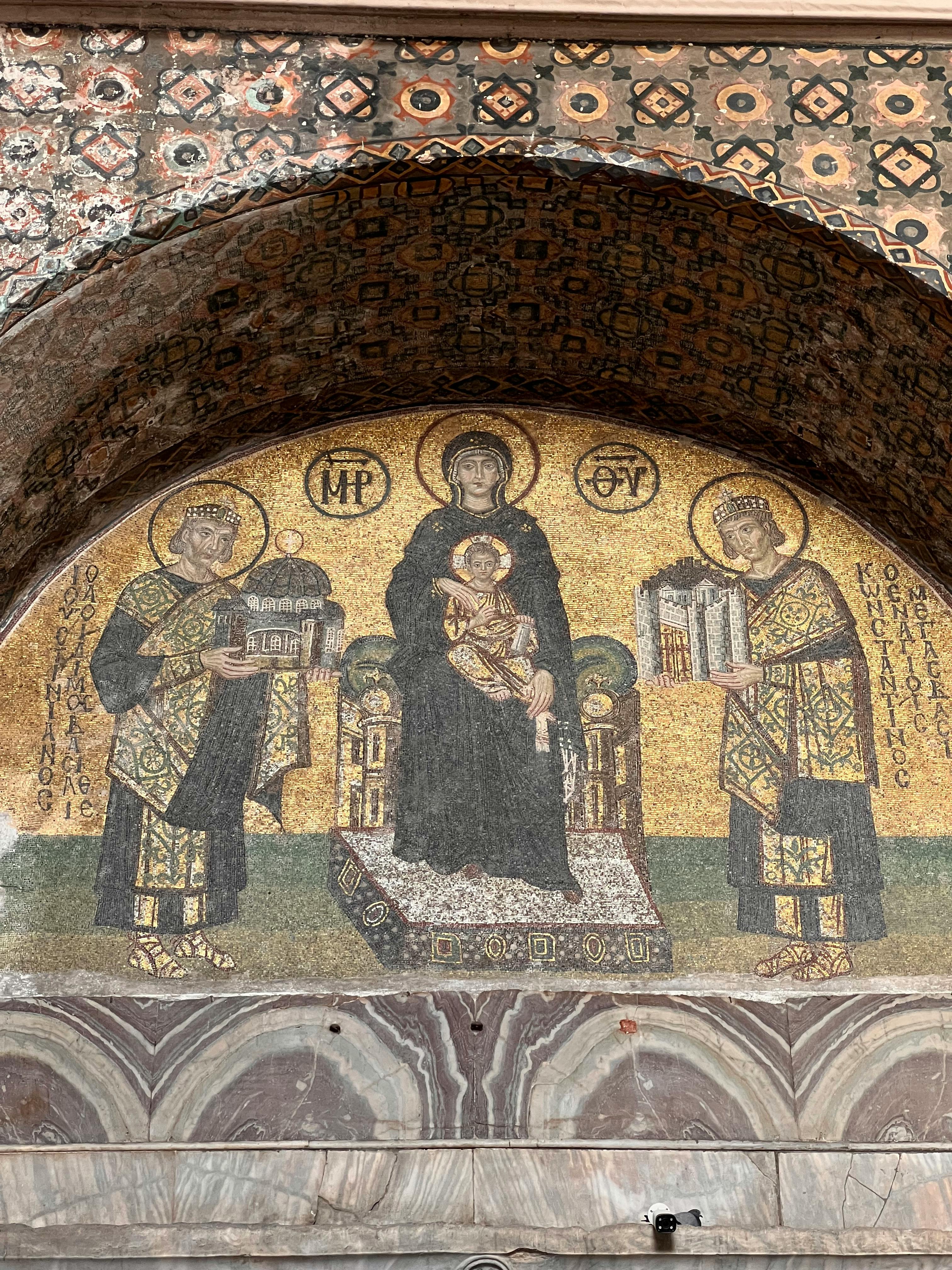 건축 고대 모자이크 그리스도 판토크레이터 기독교 기독교 상징 기독교 아이콘 도상학 동방 정교회 디시스 모자이크 모자이크 모자이크 예술 문화 유산 미술사