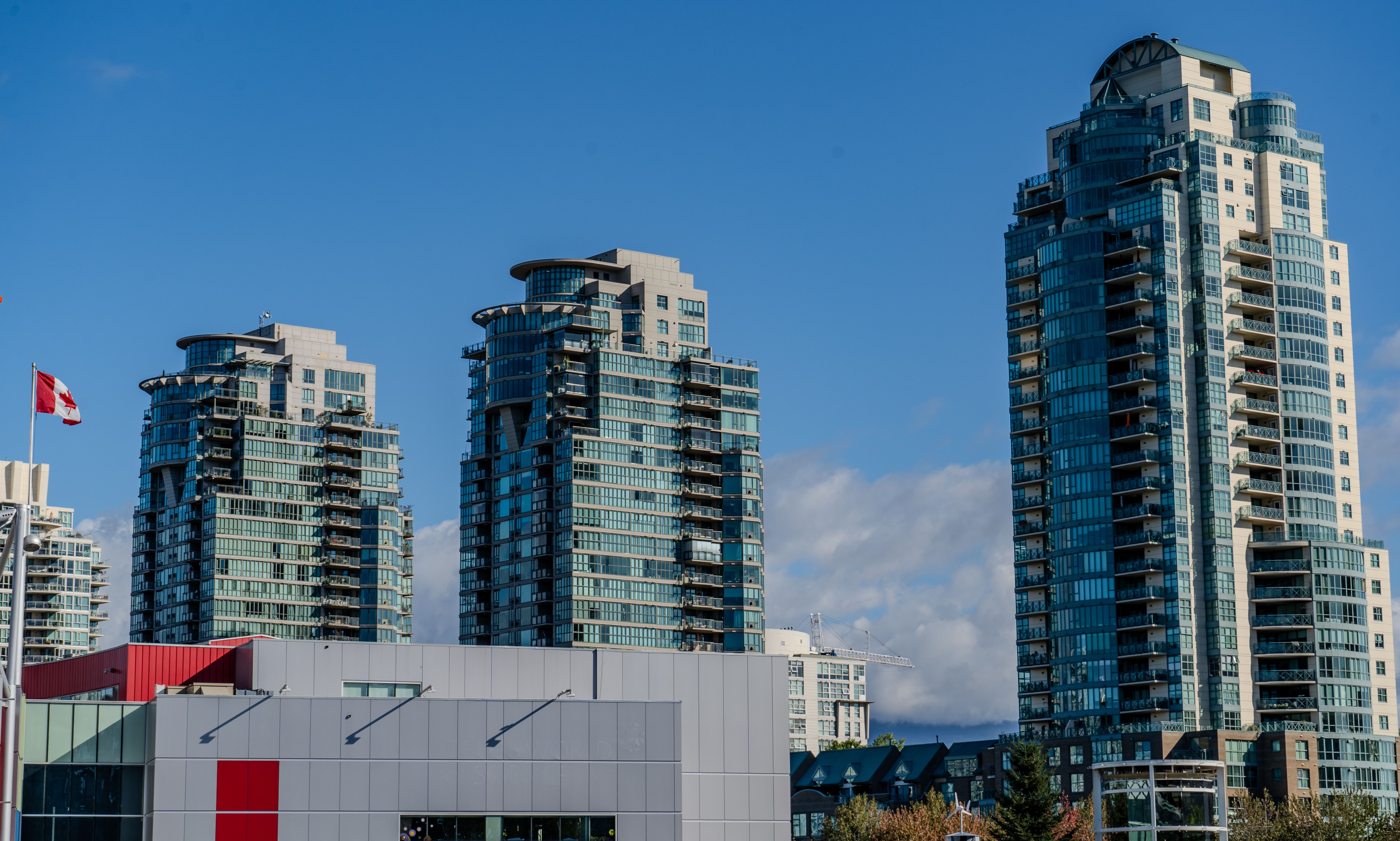 Modern High-Rise Buildings in Vancouver Skyline · Free Stock Photo
