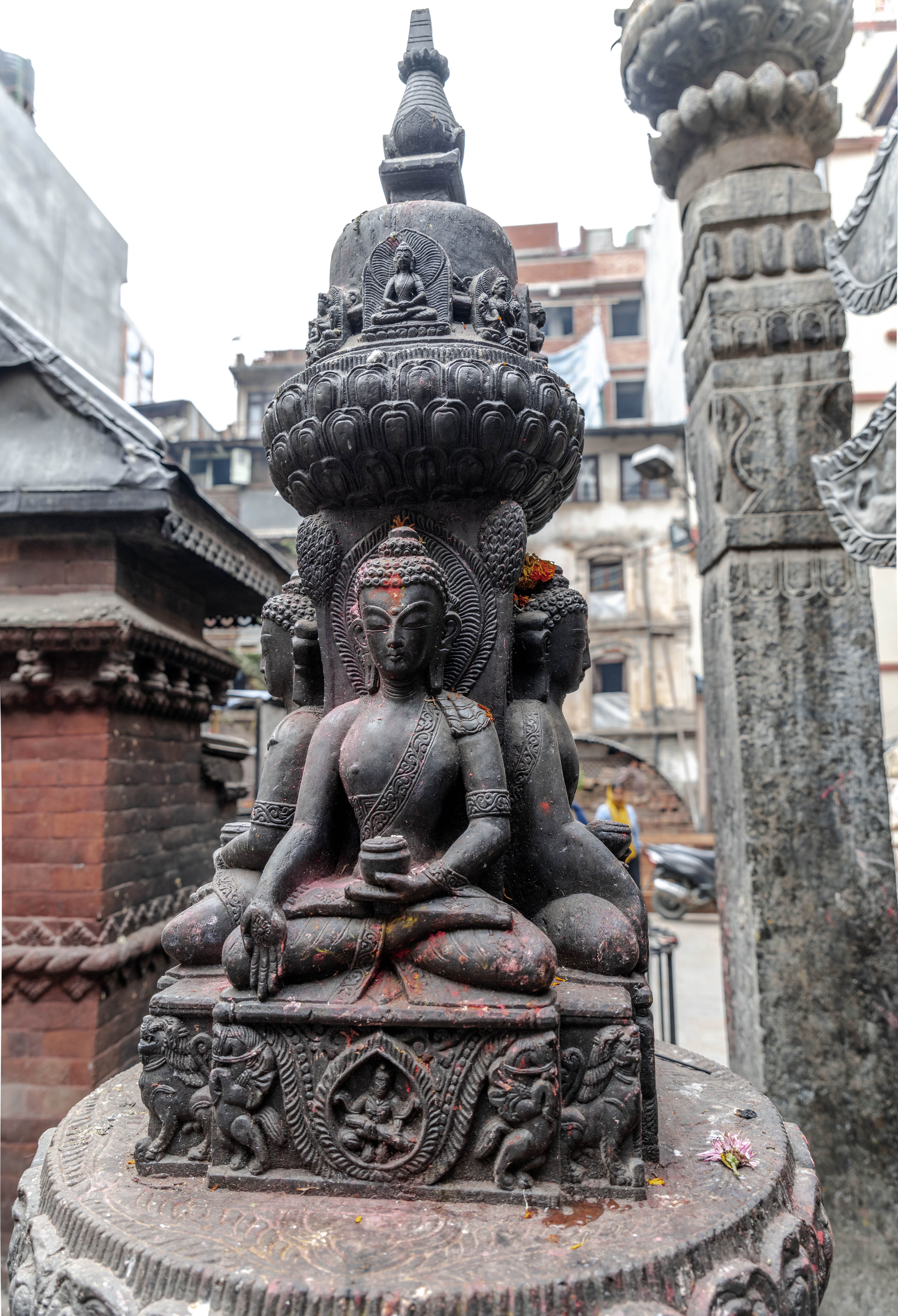 Intricate Stone Statue in Kathmandu, Nepal · Free Stock Photo