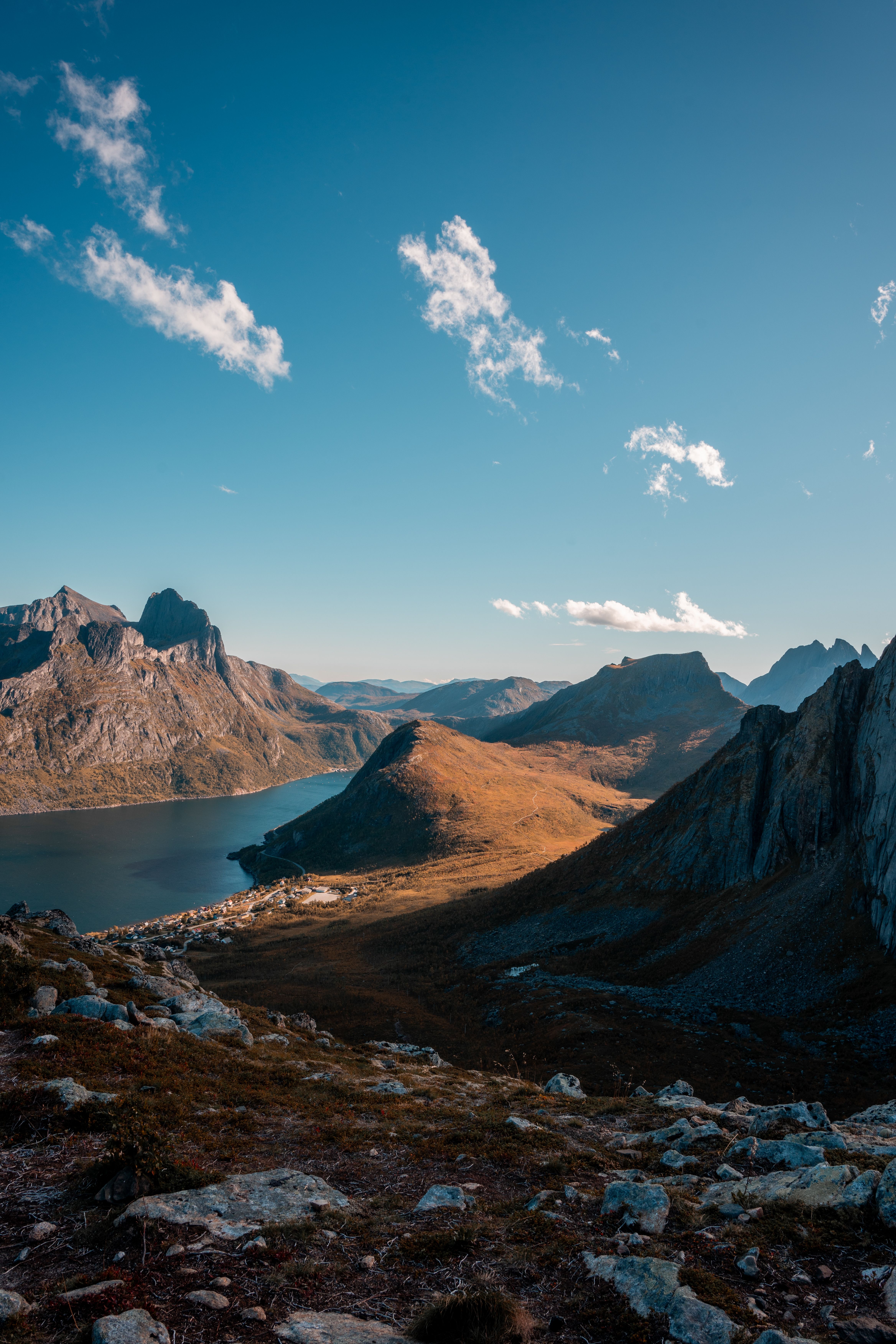 Stunning Views of Tromsø's Mountain Landscape at Sunrise · Free Stock Photo
