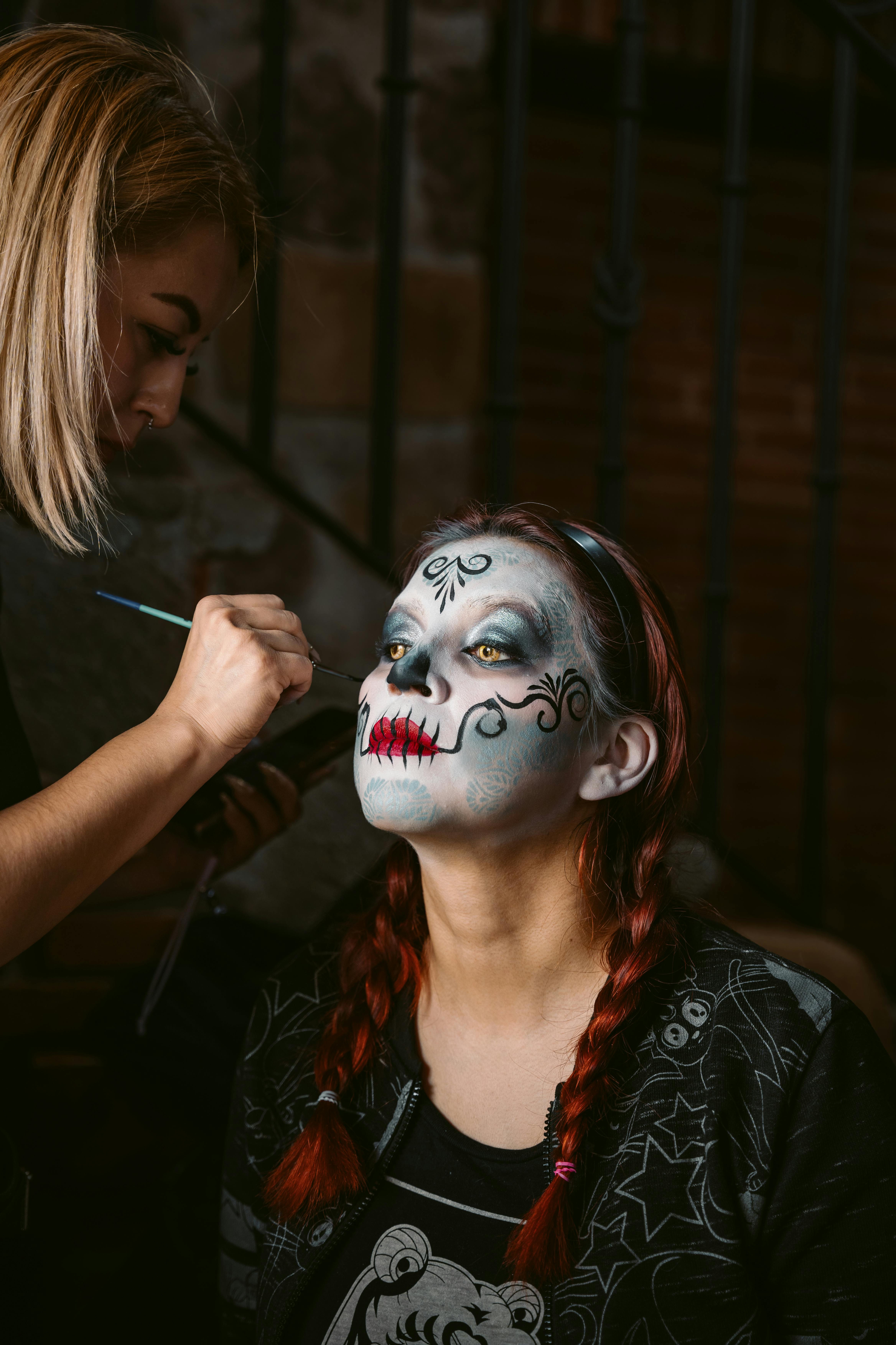 Dia de Muertos Makeup Session in Mexico City · Free Stock Photo