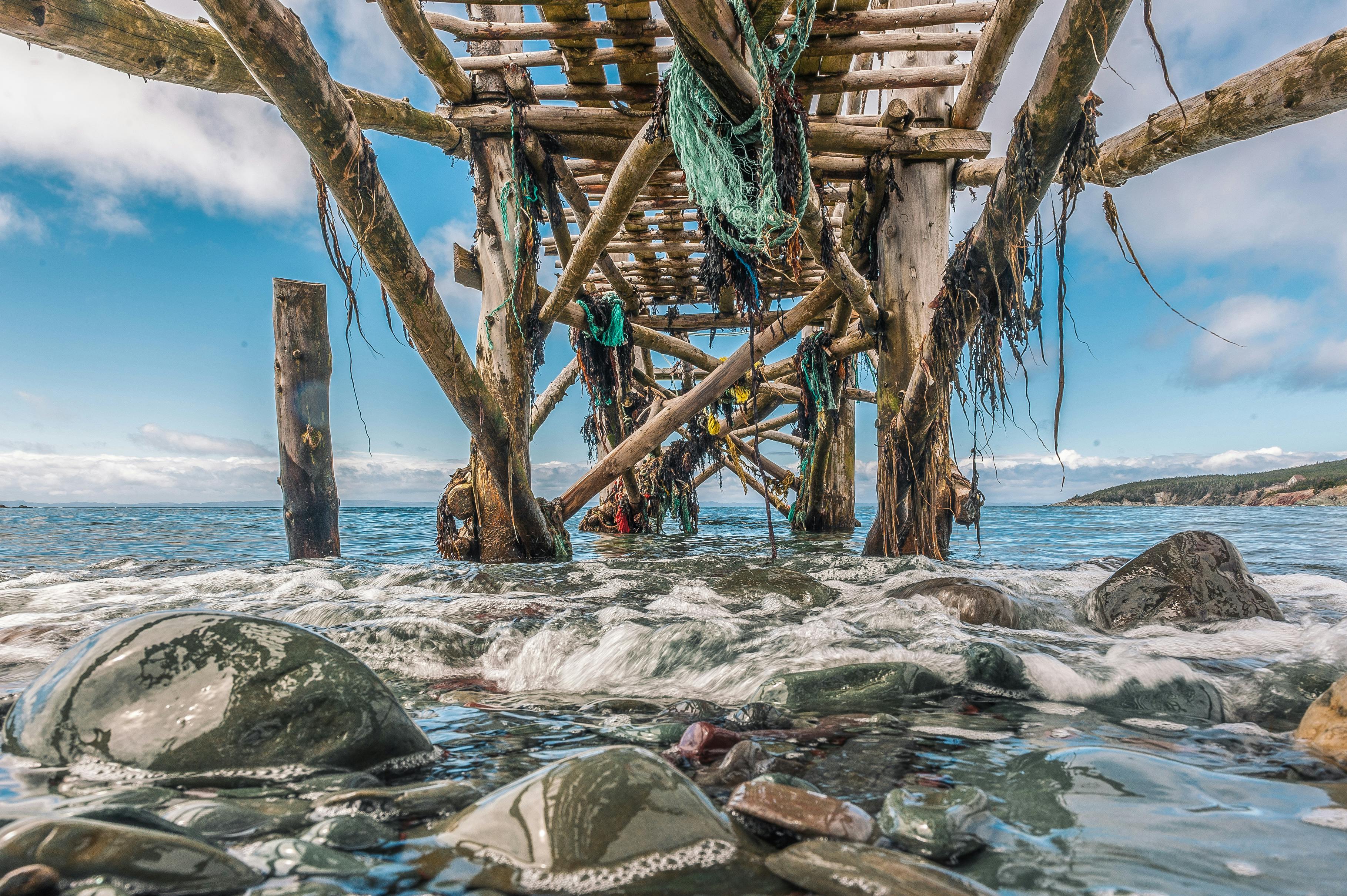 Wooden Bridge Viewing Blue Sea · Free Stock Photo
