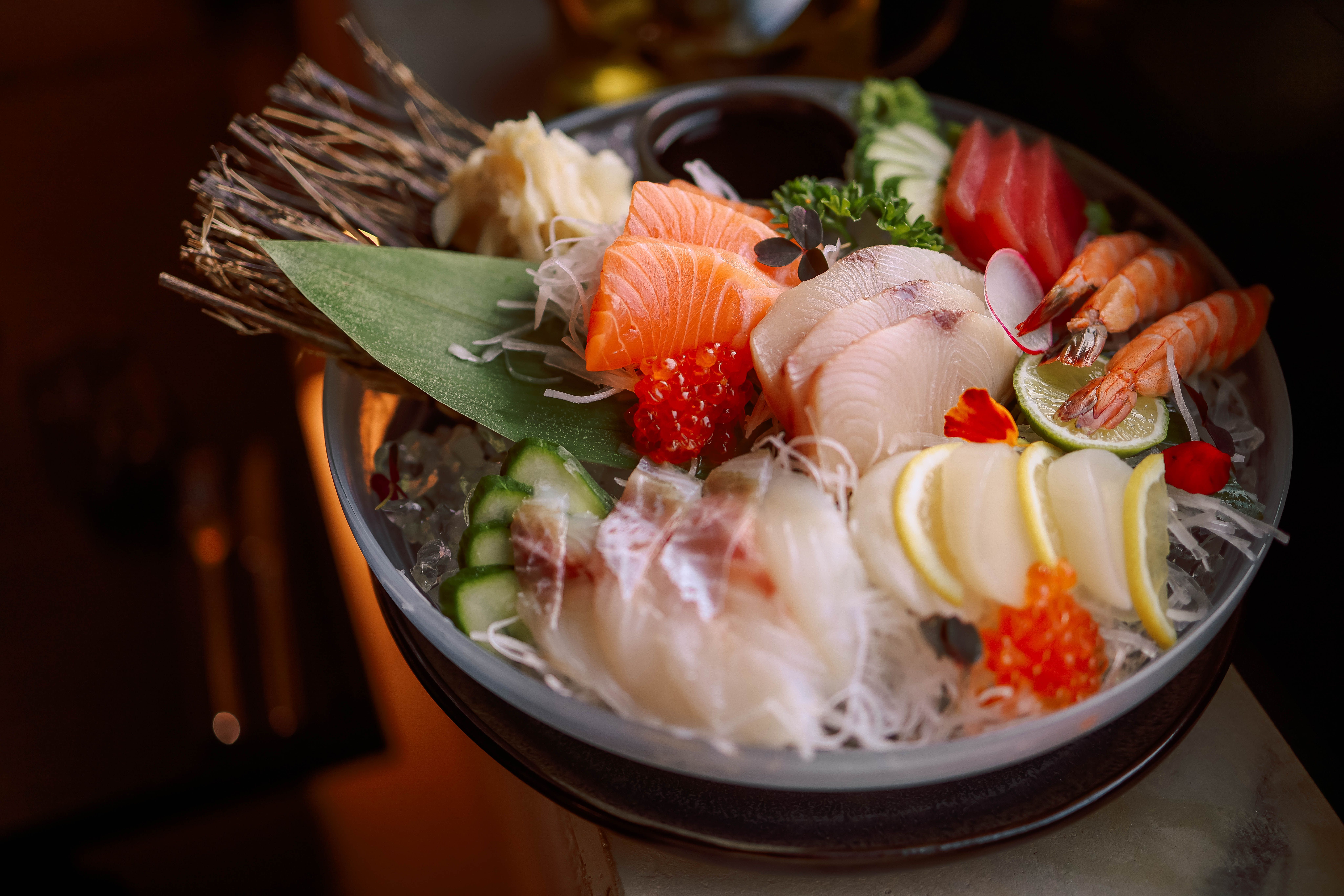Assorted Sashimi Platter with Fresh Seafood · Free Stock Photo