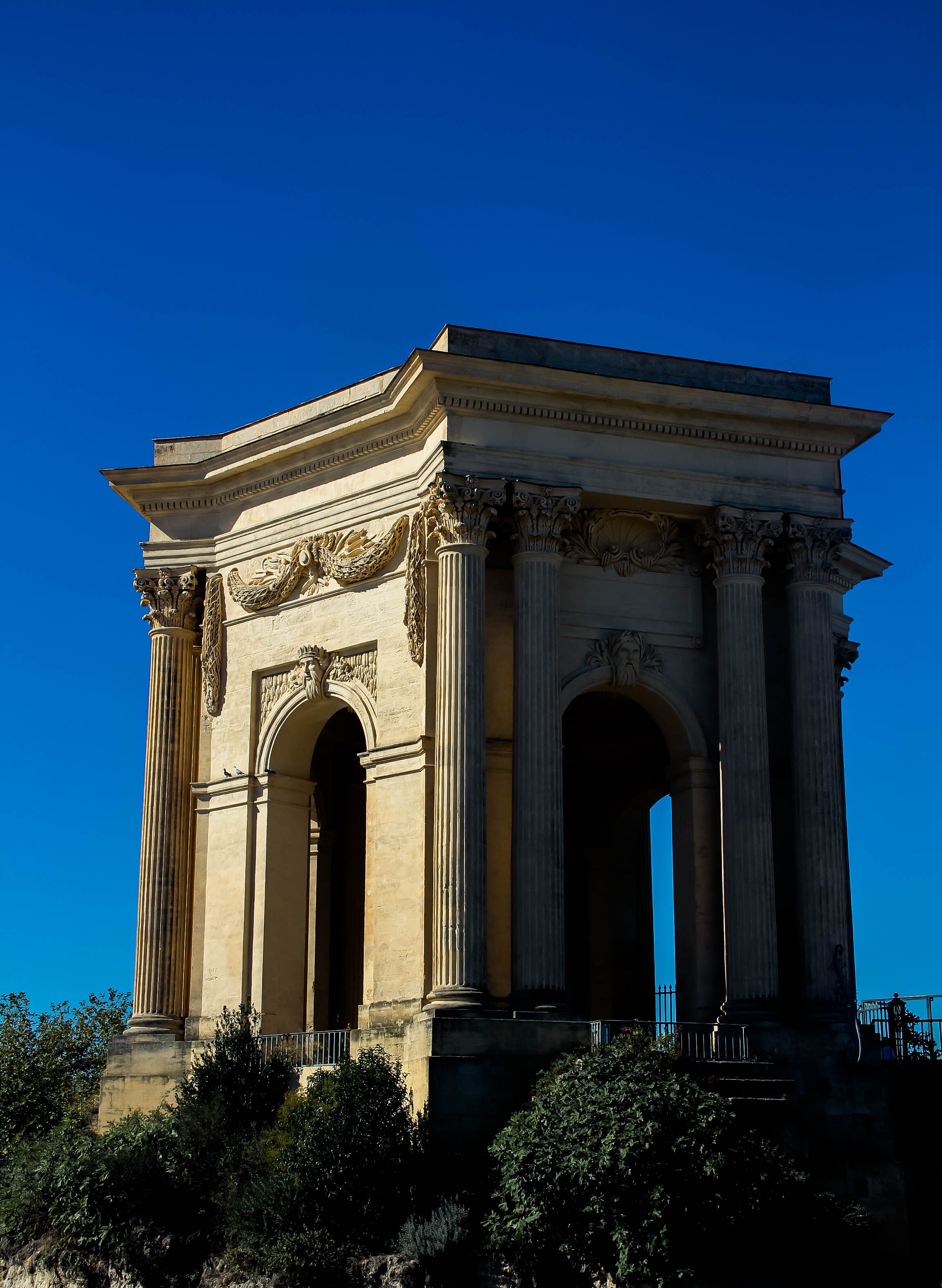 Elegant Neoclassical Pavilion under Blue Sky · Free Stock Photo