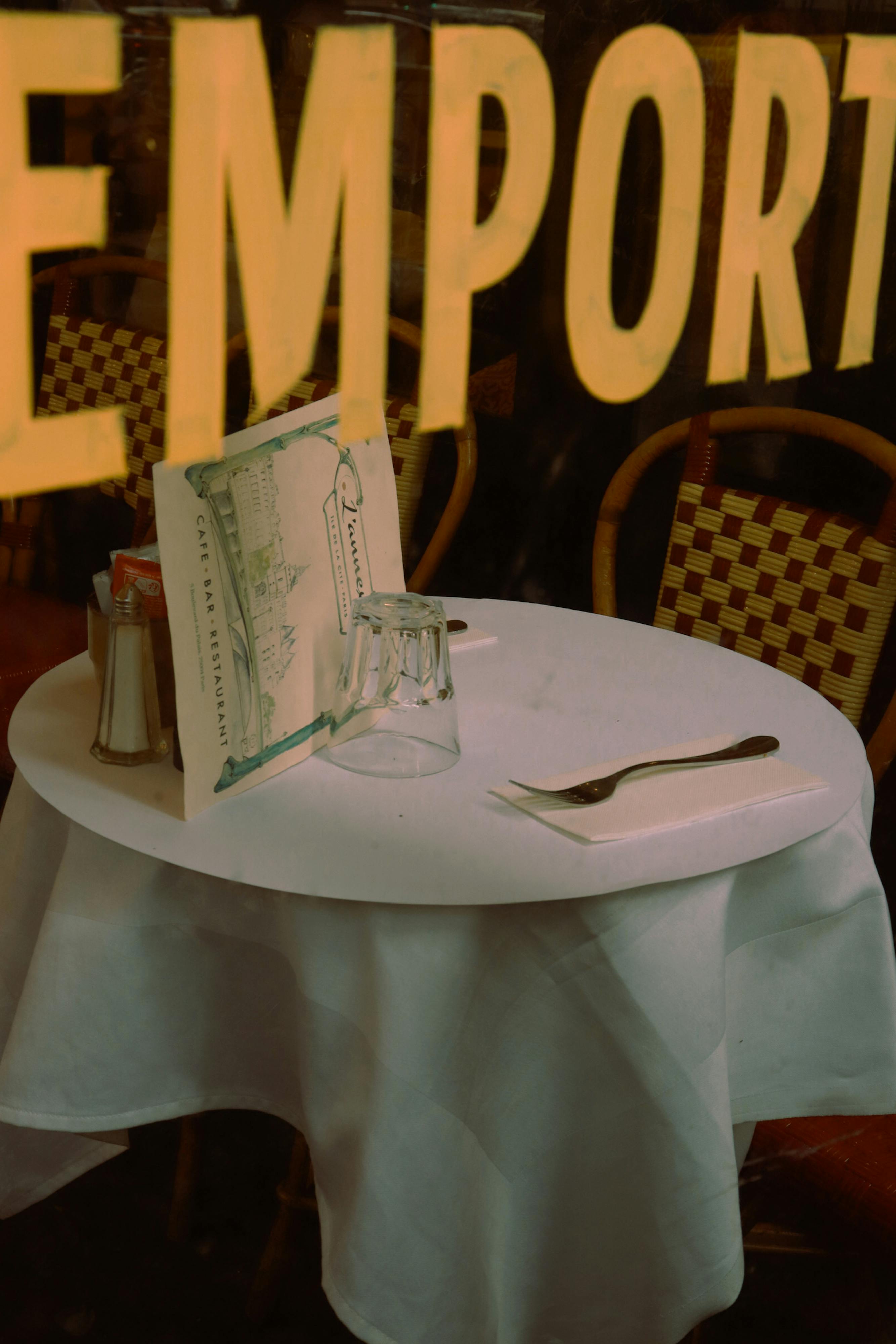 Cozy Parisian Cafe Table Setting · Free Stock Photo