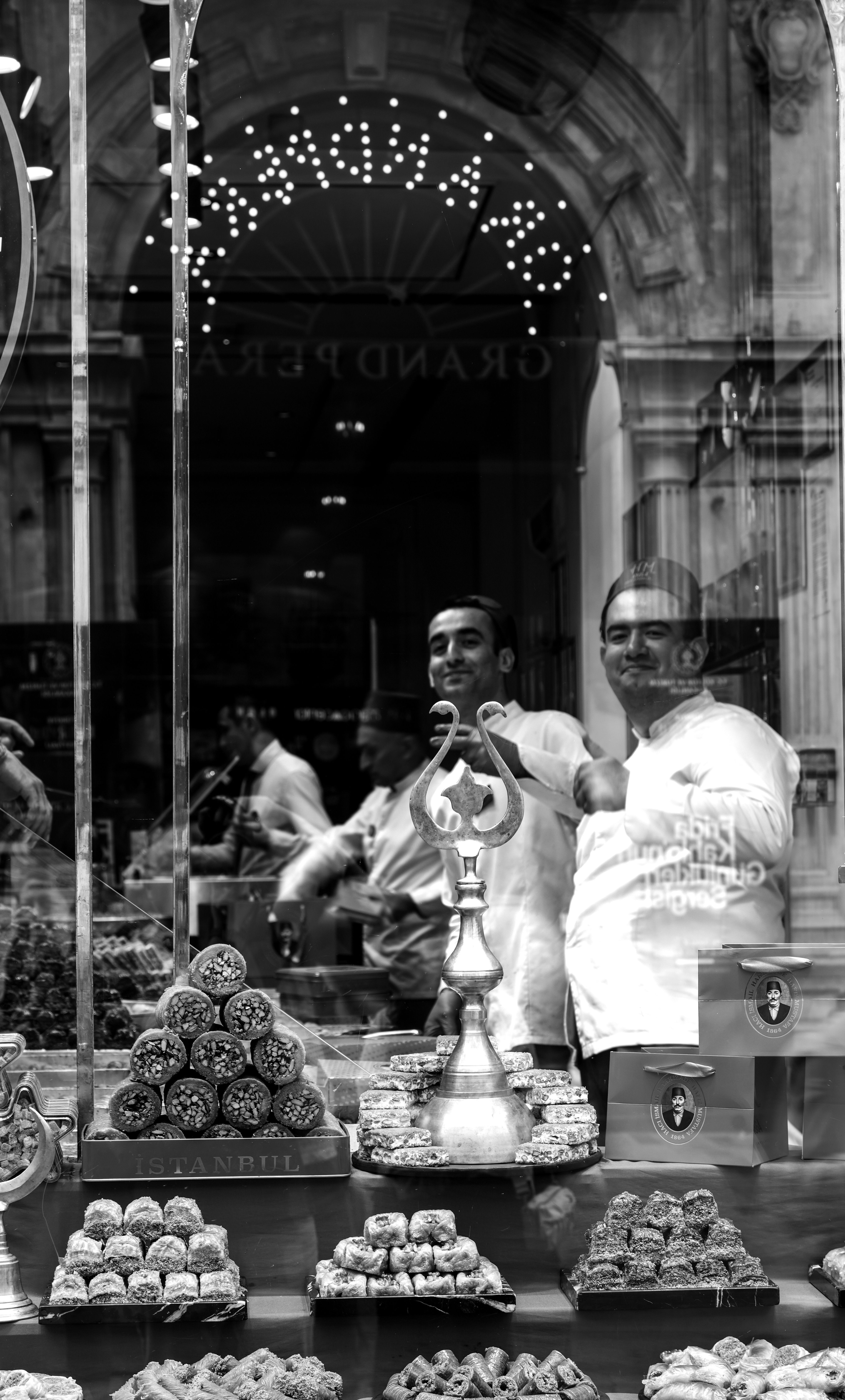 Turkish Pastry Shop Window in Istanbul · Free Stock Photo