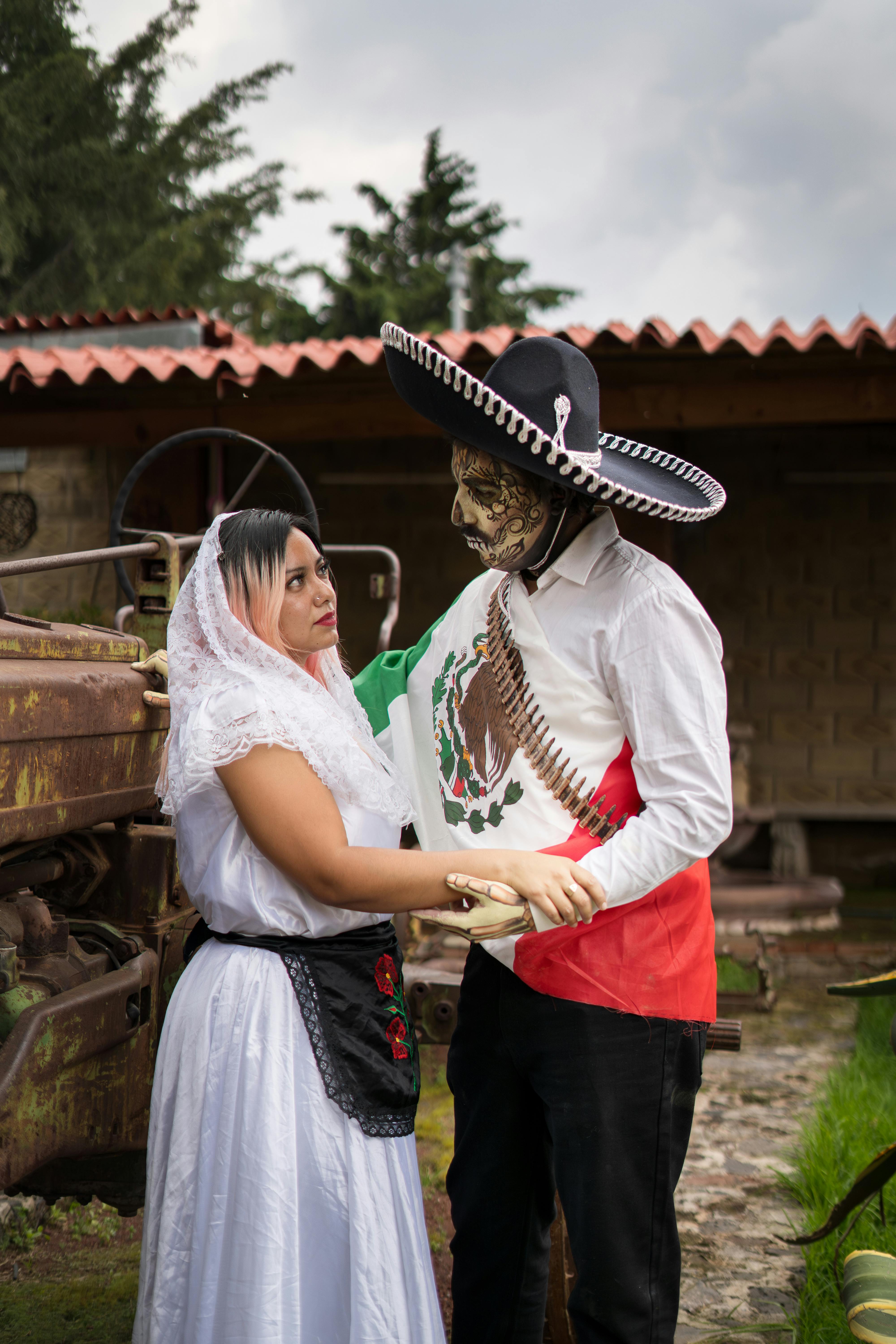 Mexican Traditional Dance with Festive Costumes · Free Stock Photo