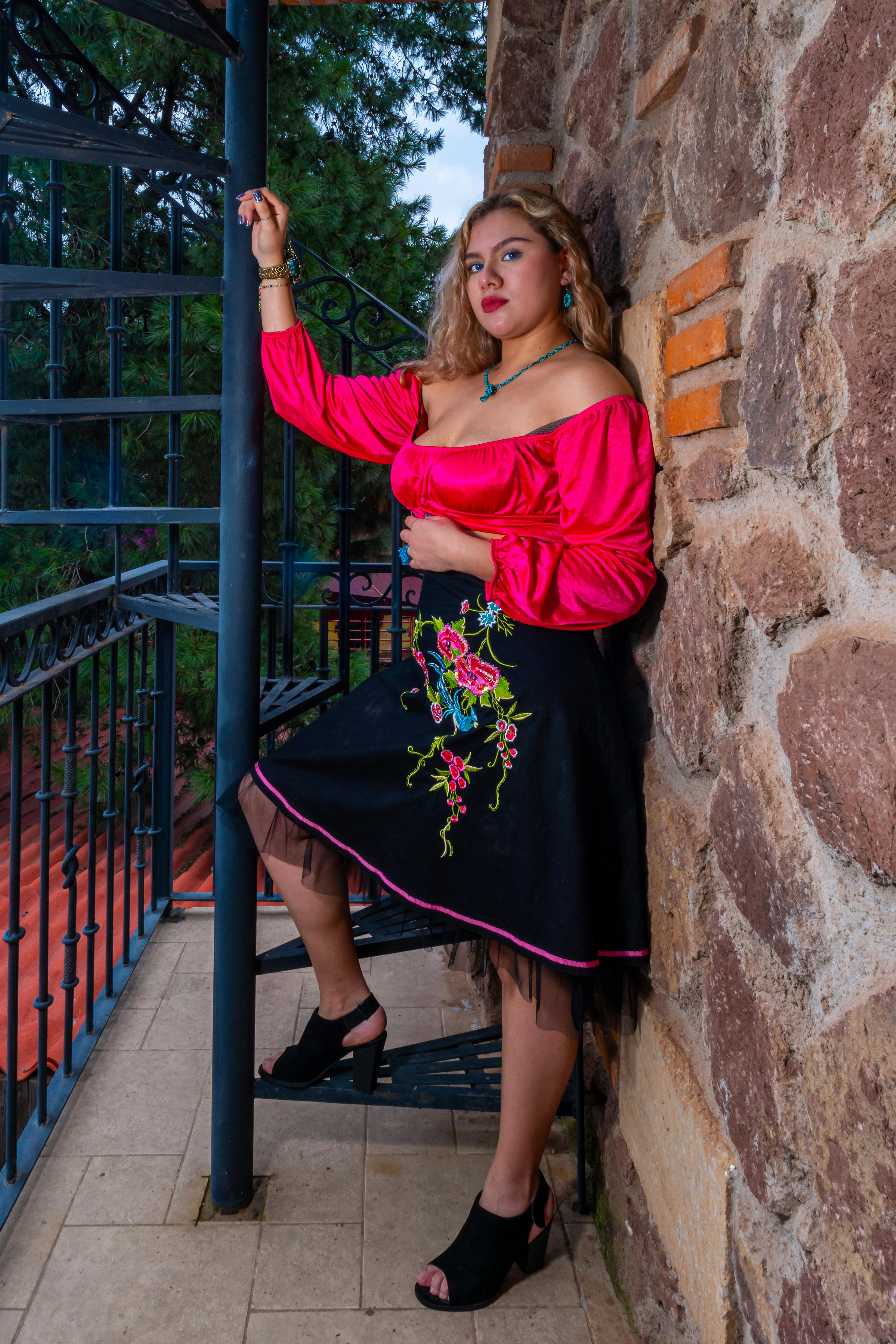 Vibrant Mexican Traditional Attire Portrait · Free Stock Photo