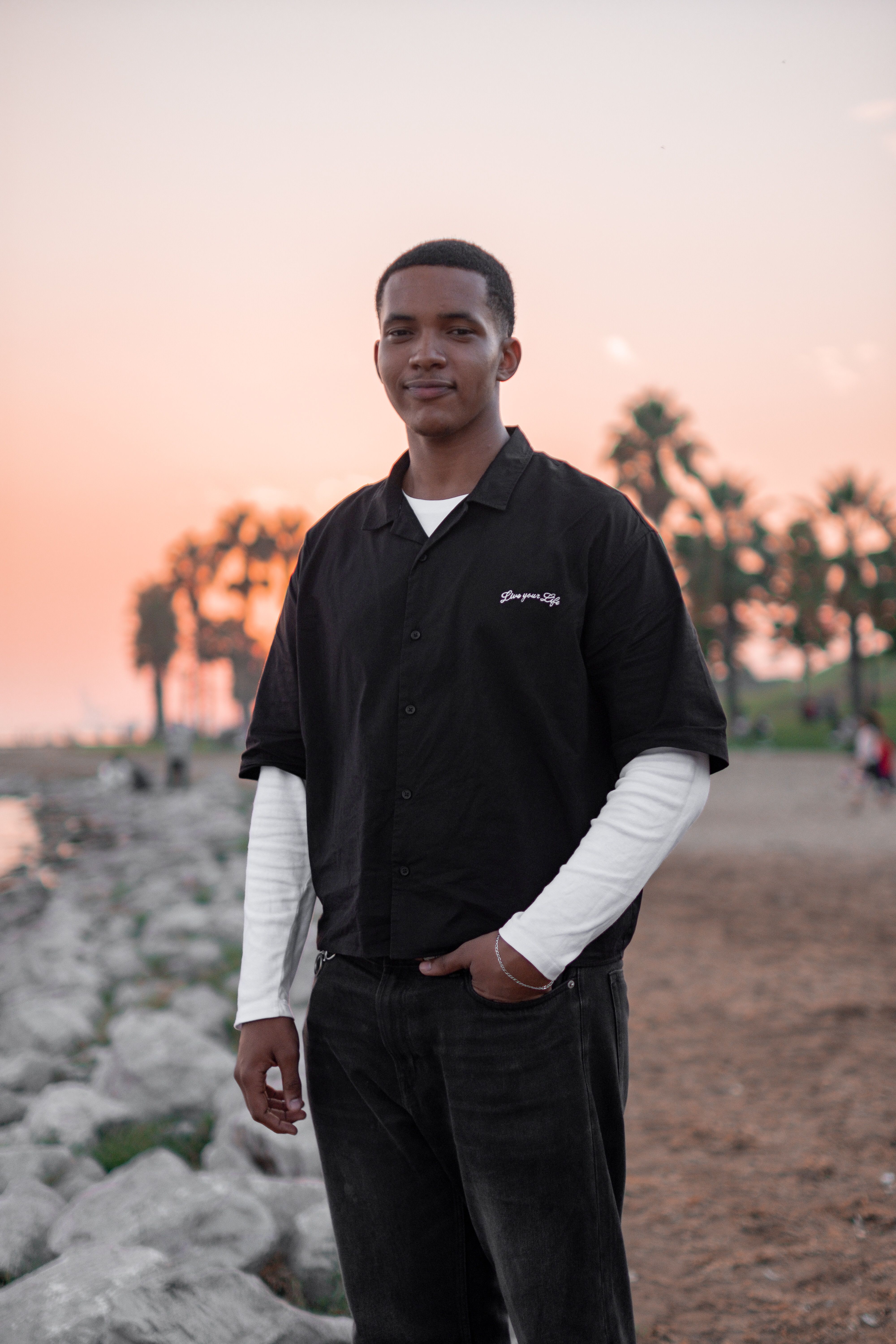 Young Man Posing at Sunset by İzmit Coastline · Free Stock Photo