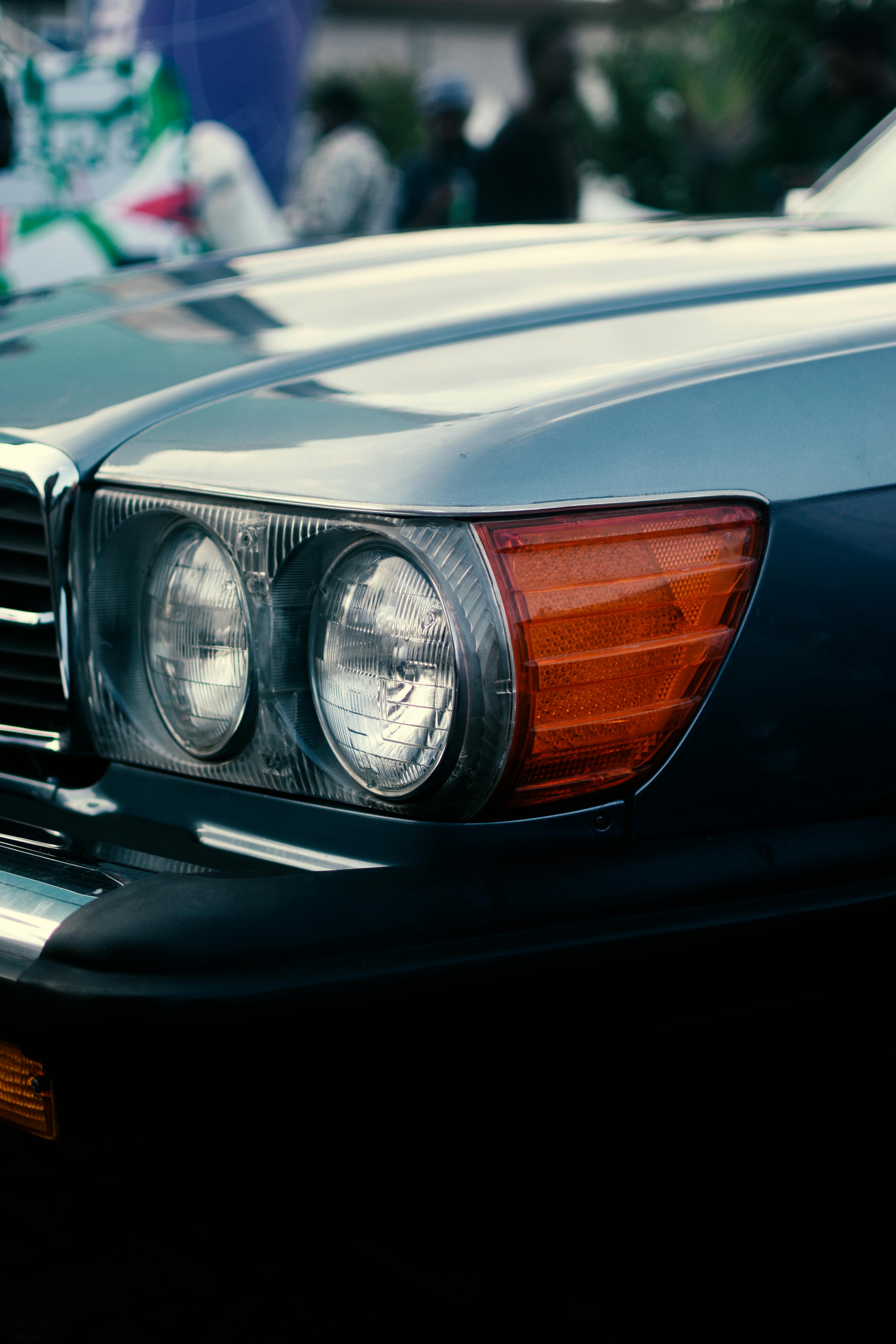 Classic Car in Grayscale Photography · Free Stock Photo