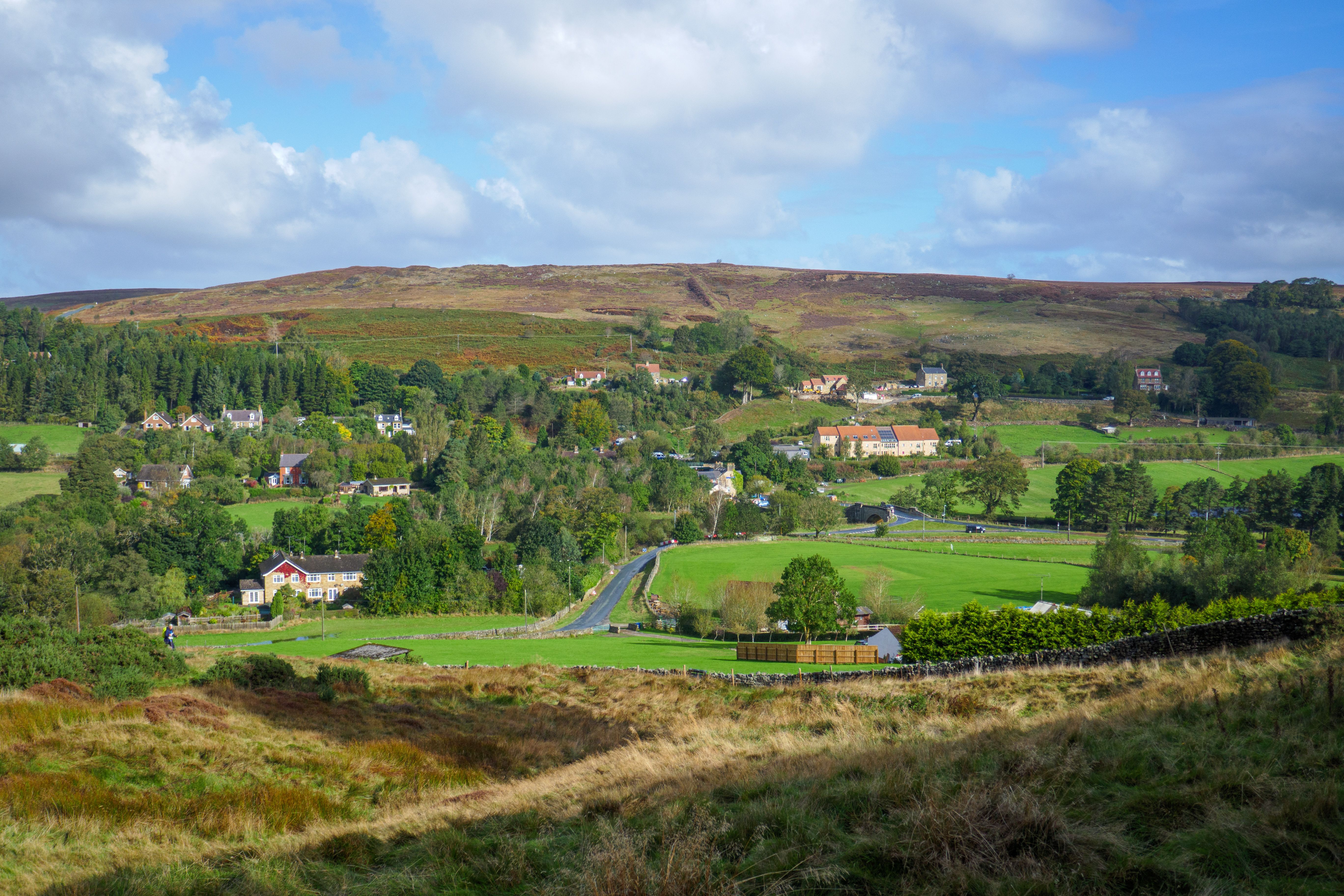 Scenic View of Castleton in the North York Moors · Free Stock Photo