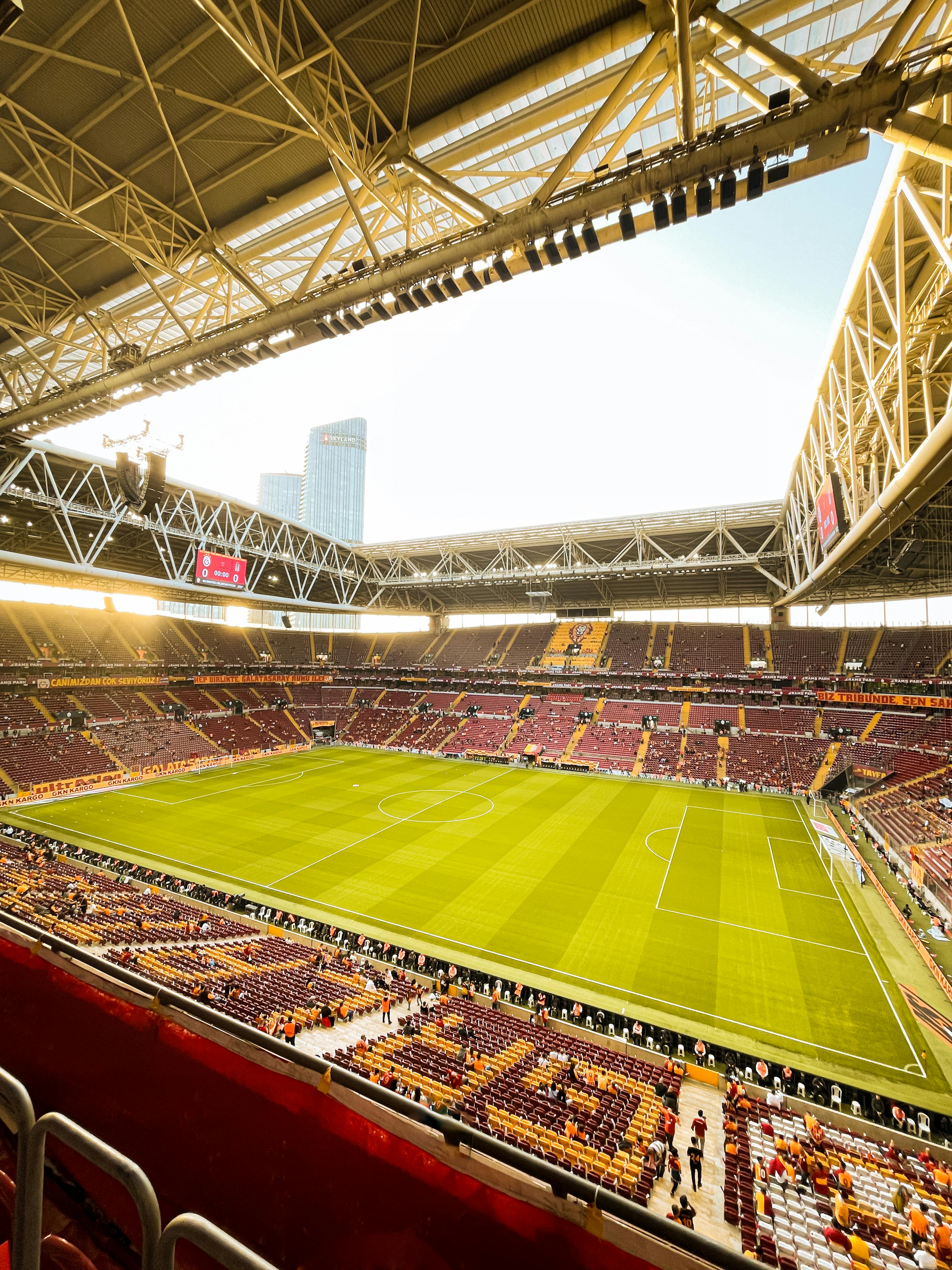 Vibrant Football Stadium in Istanbul · Free Stock Photo