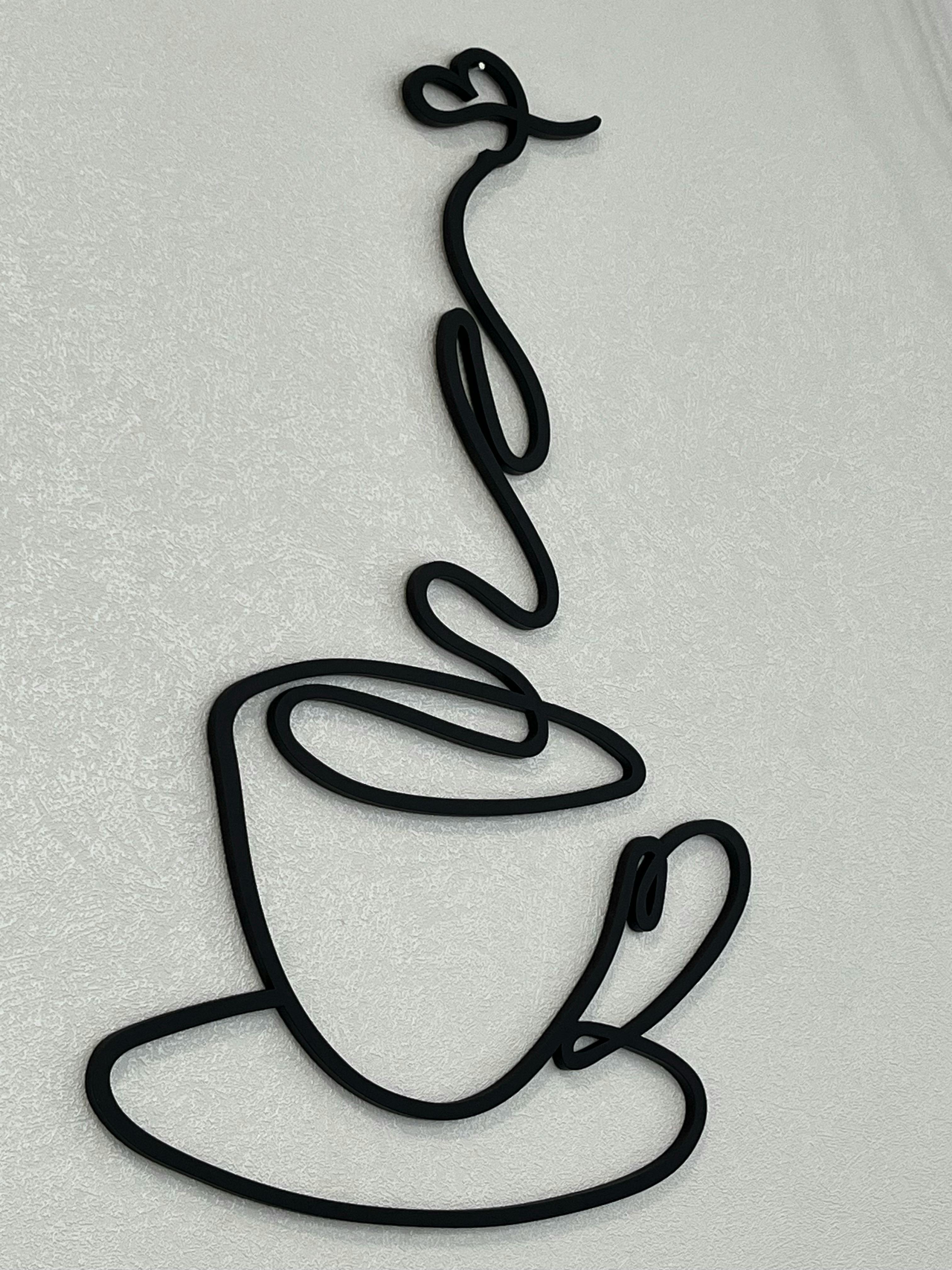 Line Drawing Coffee Bean Photos, Download The BEST Free Line Drawing ...