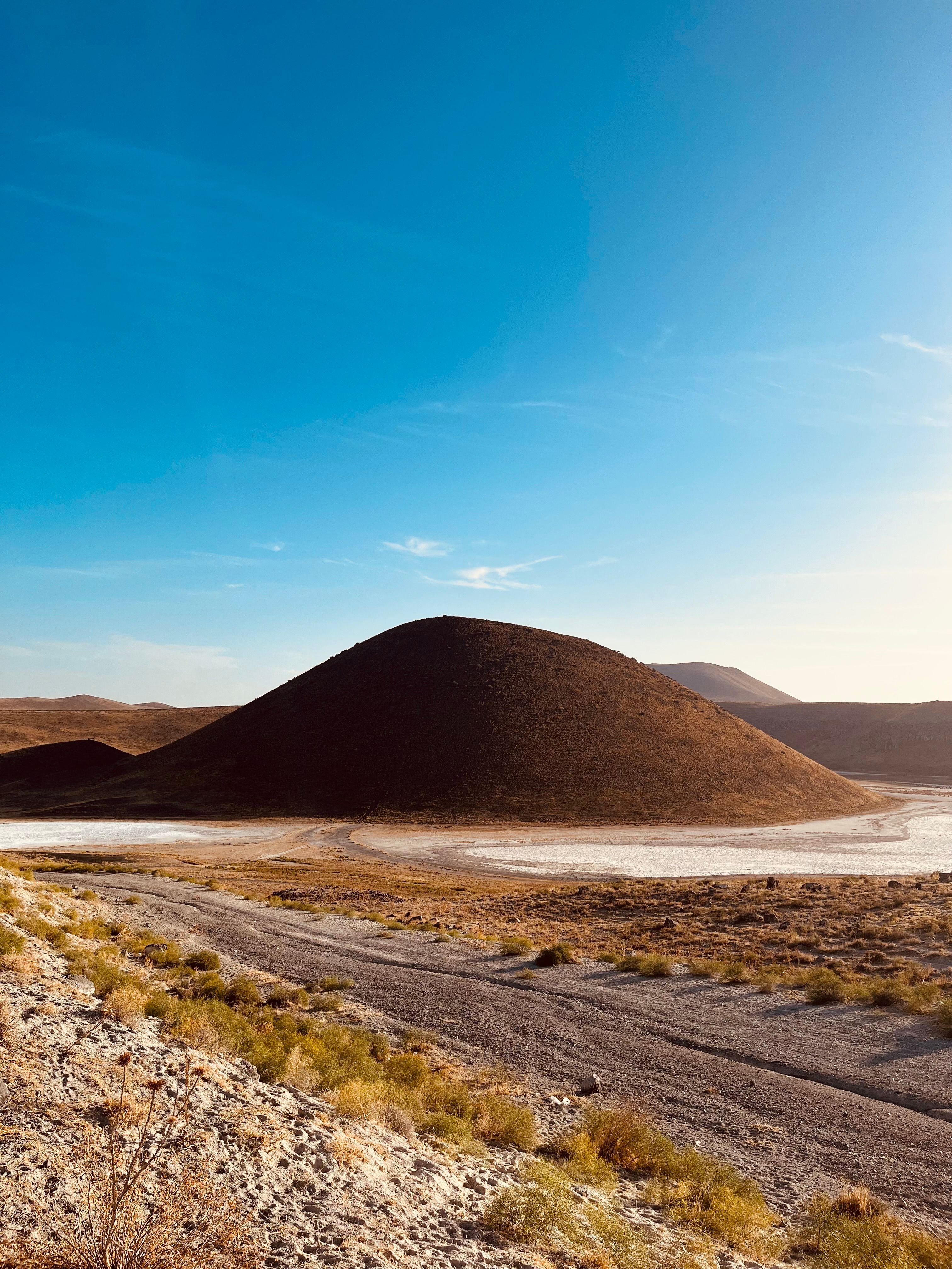 Volcanic Cone in Turkey Under Clear Sky · Free Stock Photo