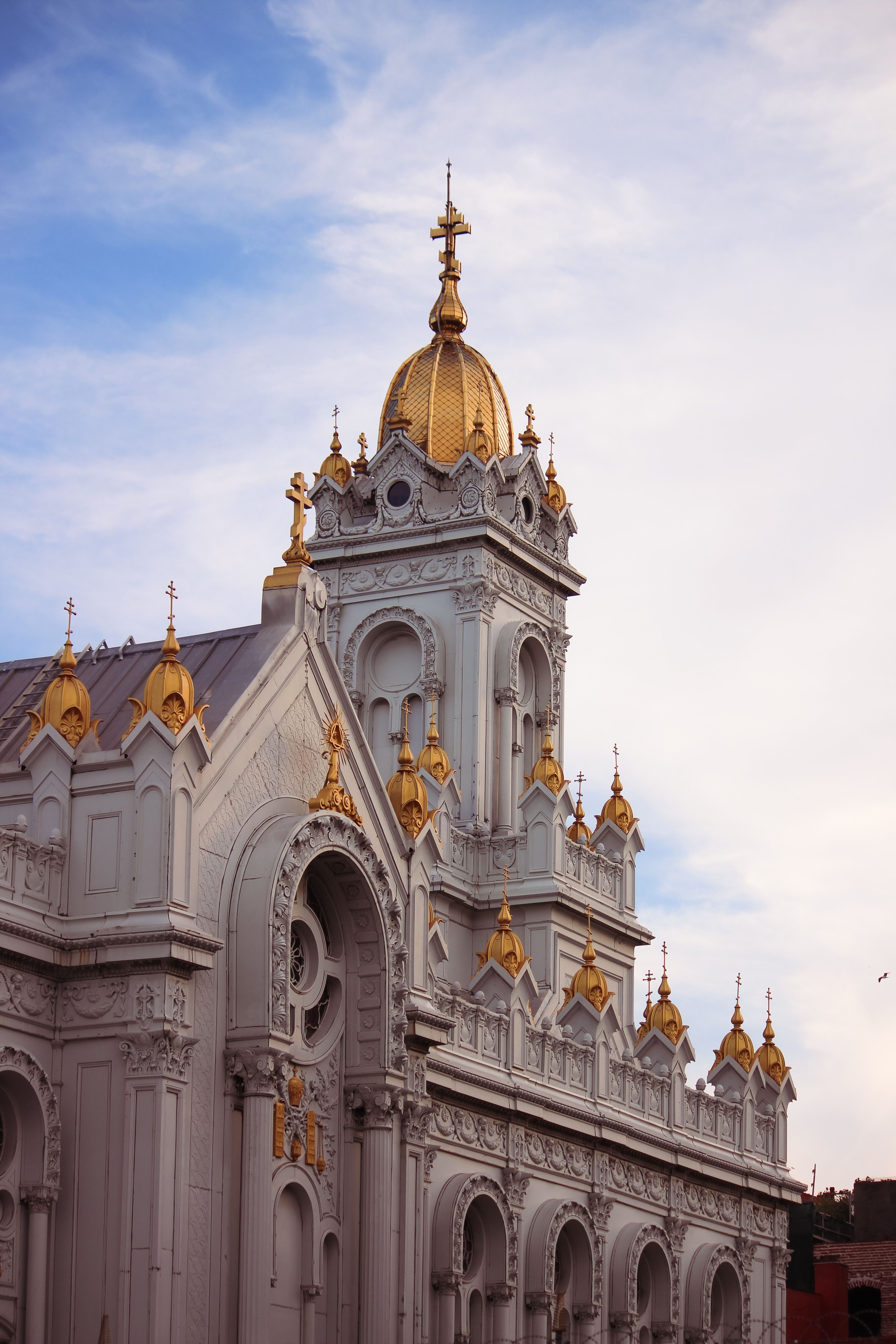 Golden Dome of Iron Church Against Blue Sky · Free Stock Photo