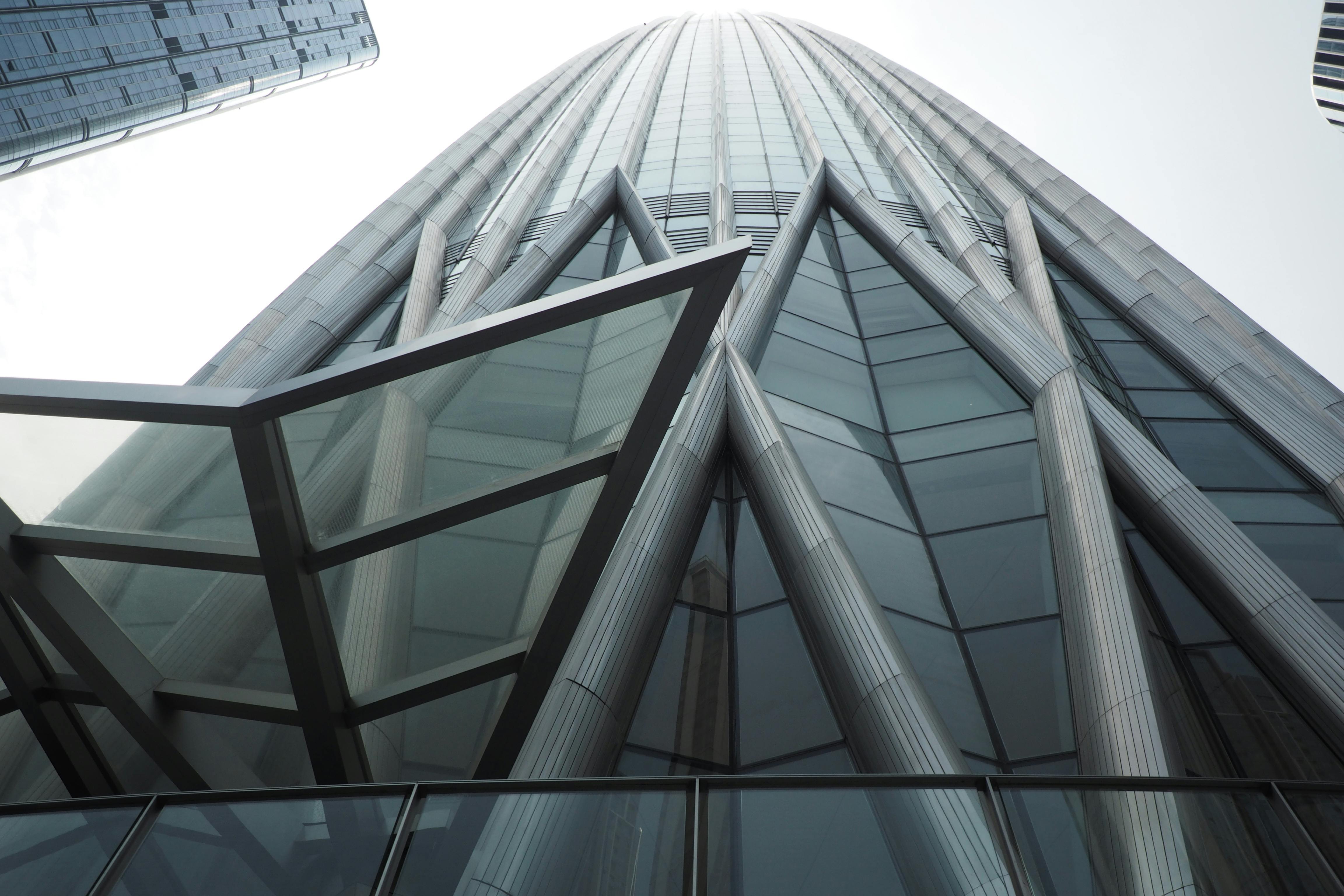 Modern Skyscraper Architectural Design Perspective · Free Stock Photo