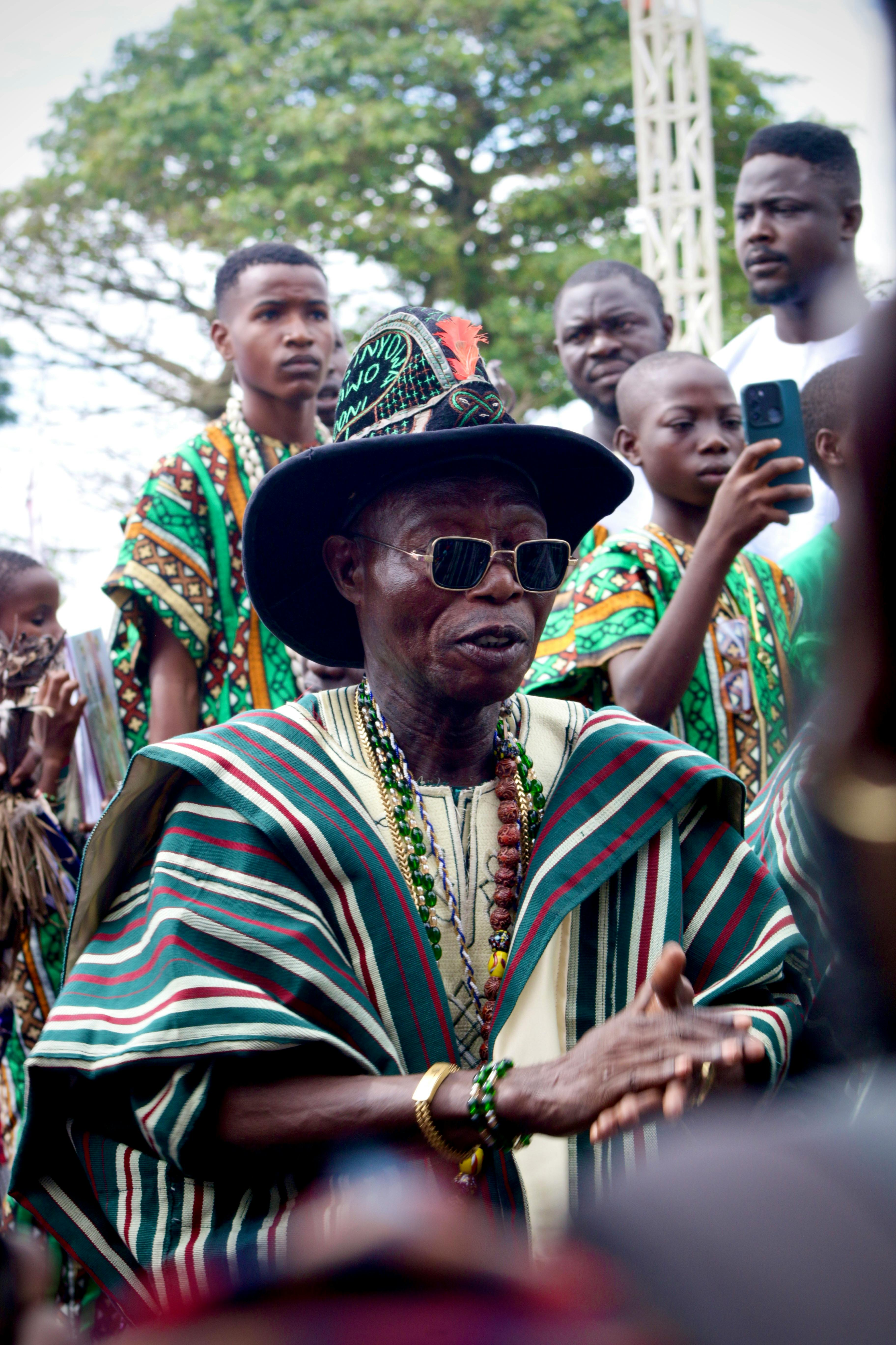 Traditional African Ceremony with Colorful Attire · Free Stock Photo
