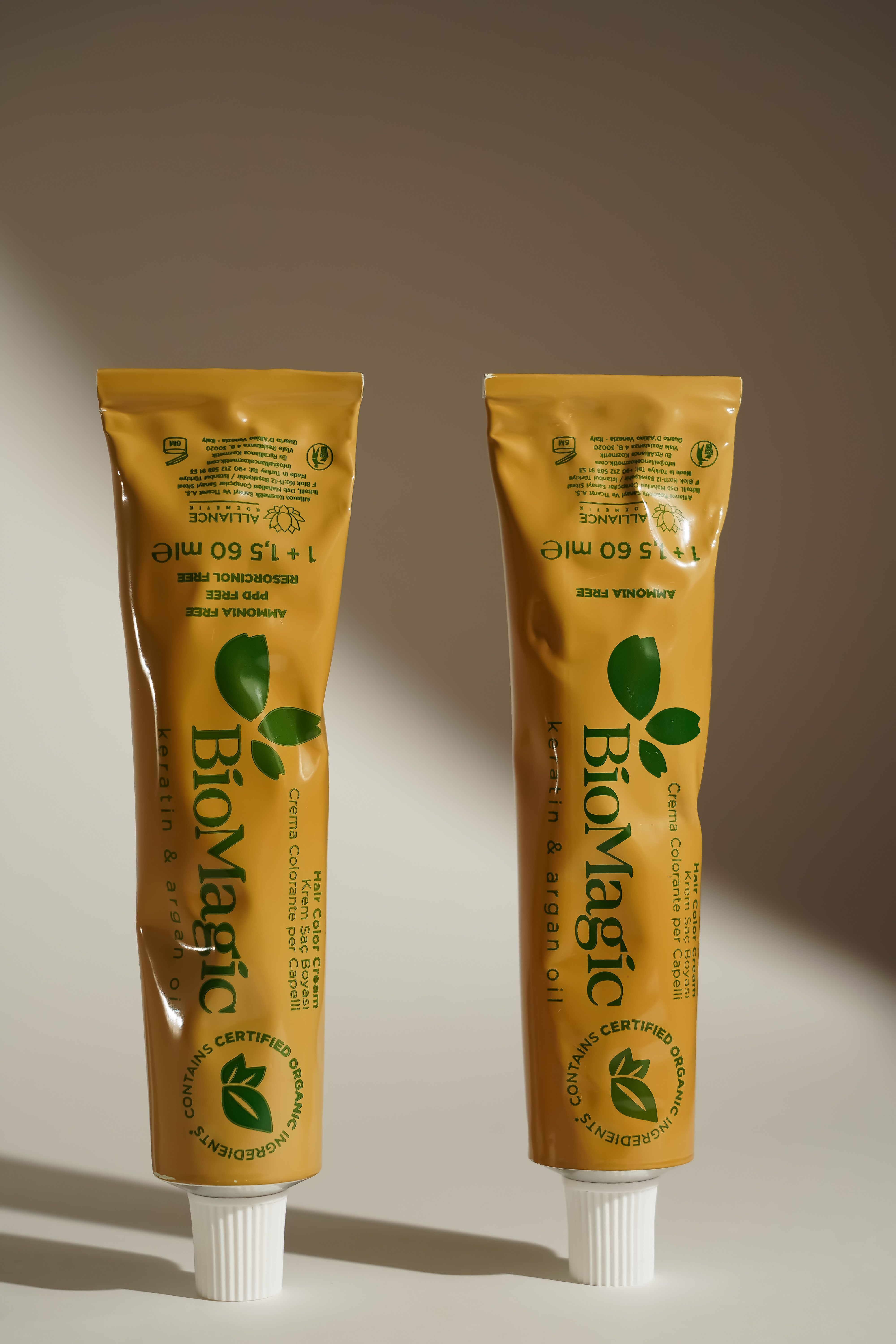Organic Hair Dye Tubes with Eco-Friendly Packaging · Free Stock Photo