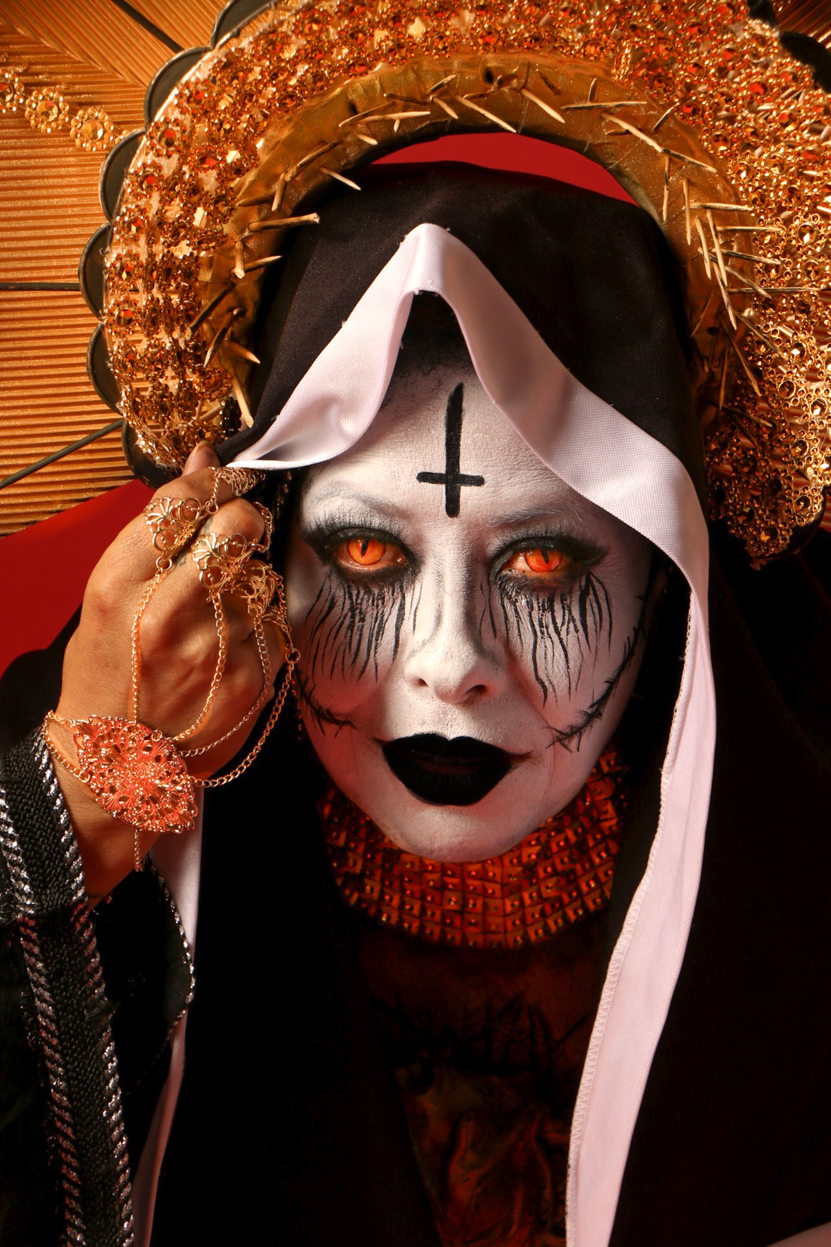 Dramatic Portrait of a Gothic Nun · Free Stock Photo