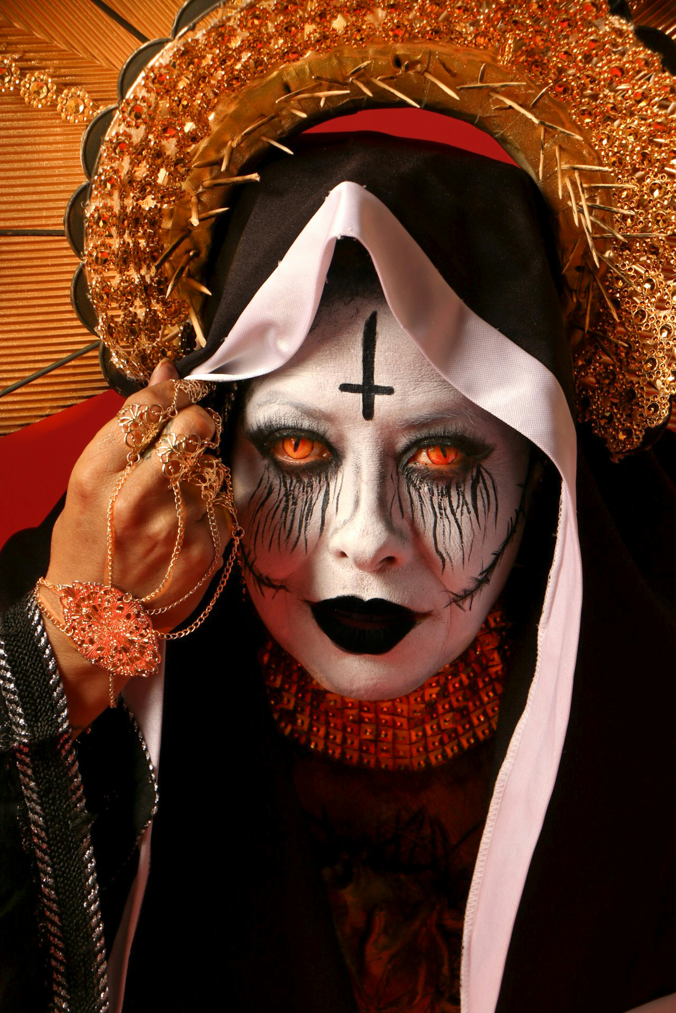 Dramatic Portrait of a Gothic Nun · Free Stock Photo