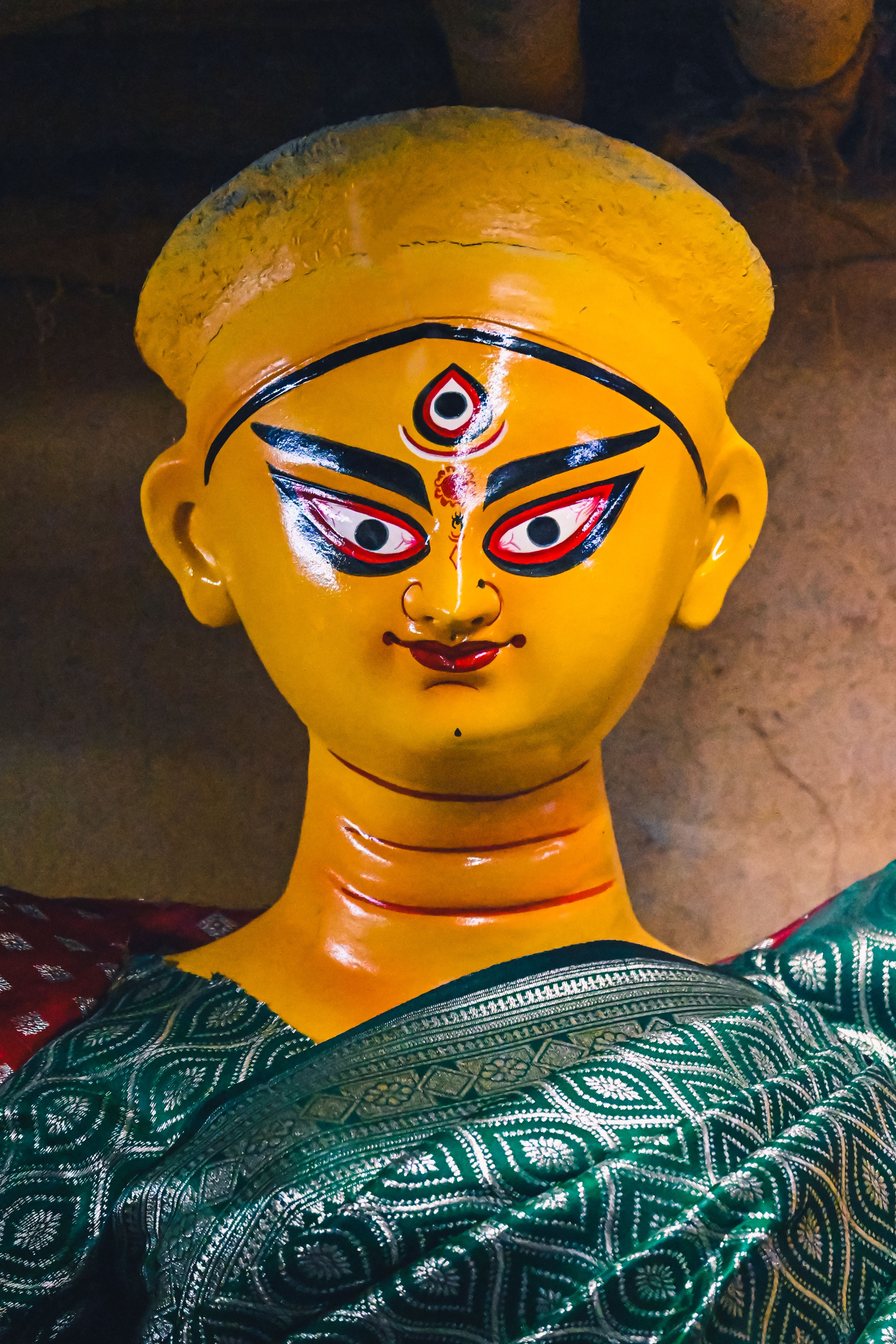 Hindu Goddess at Durja Puja · Free Stock Photo
