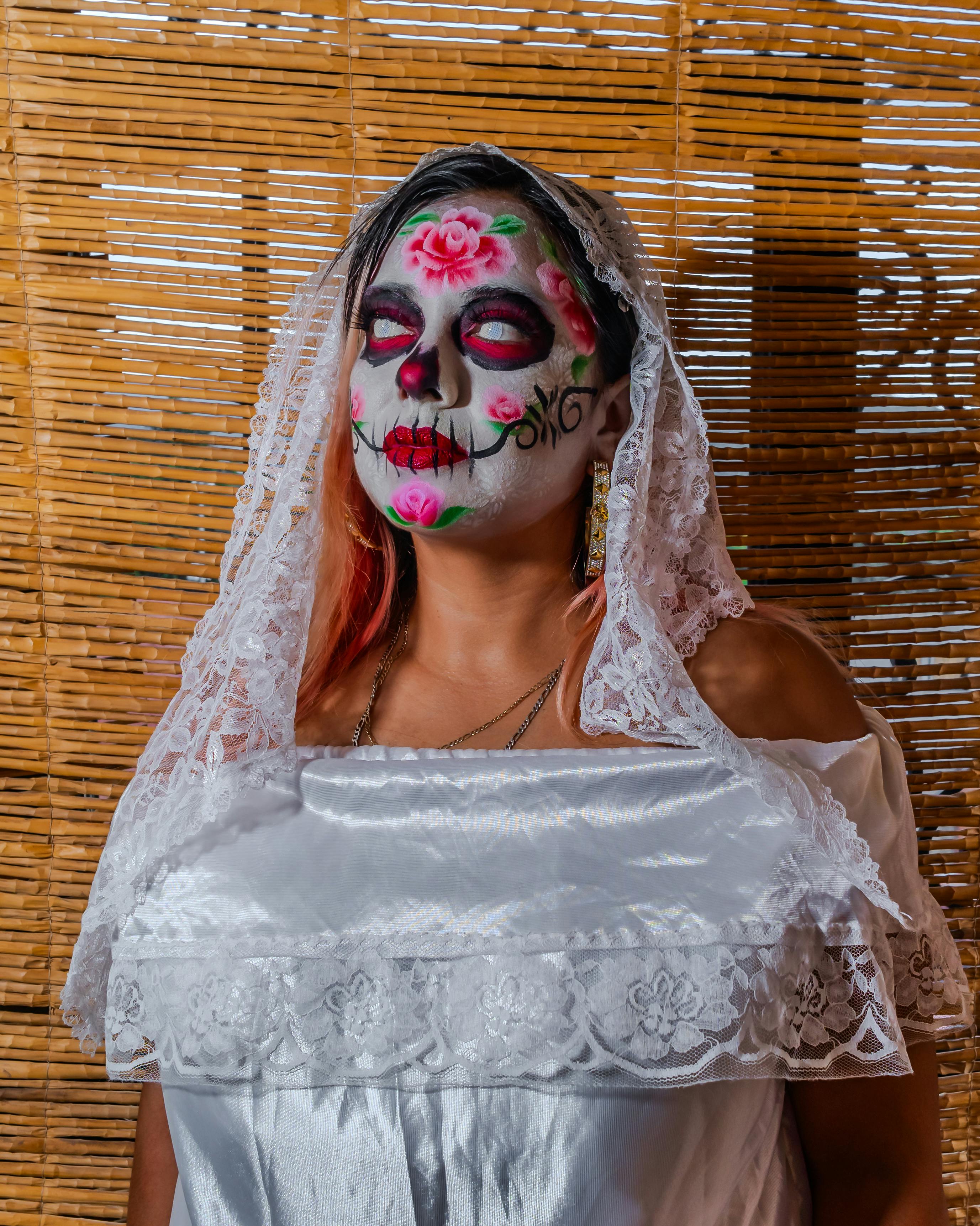 Colorful Catrina Portrait Celebrating Mexican Tradition · Free Stock Photo